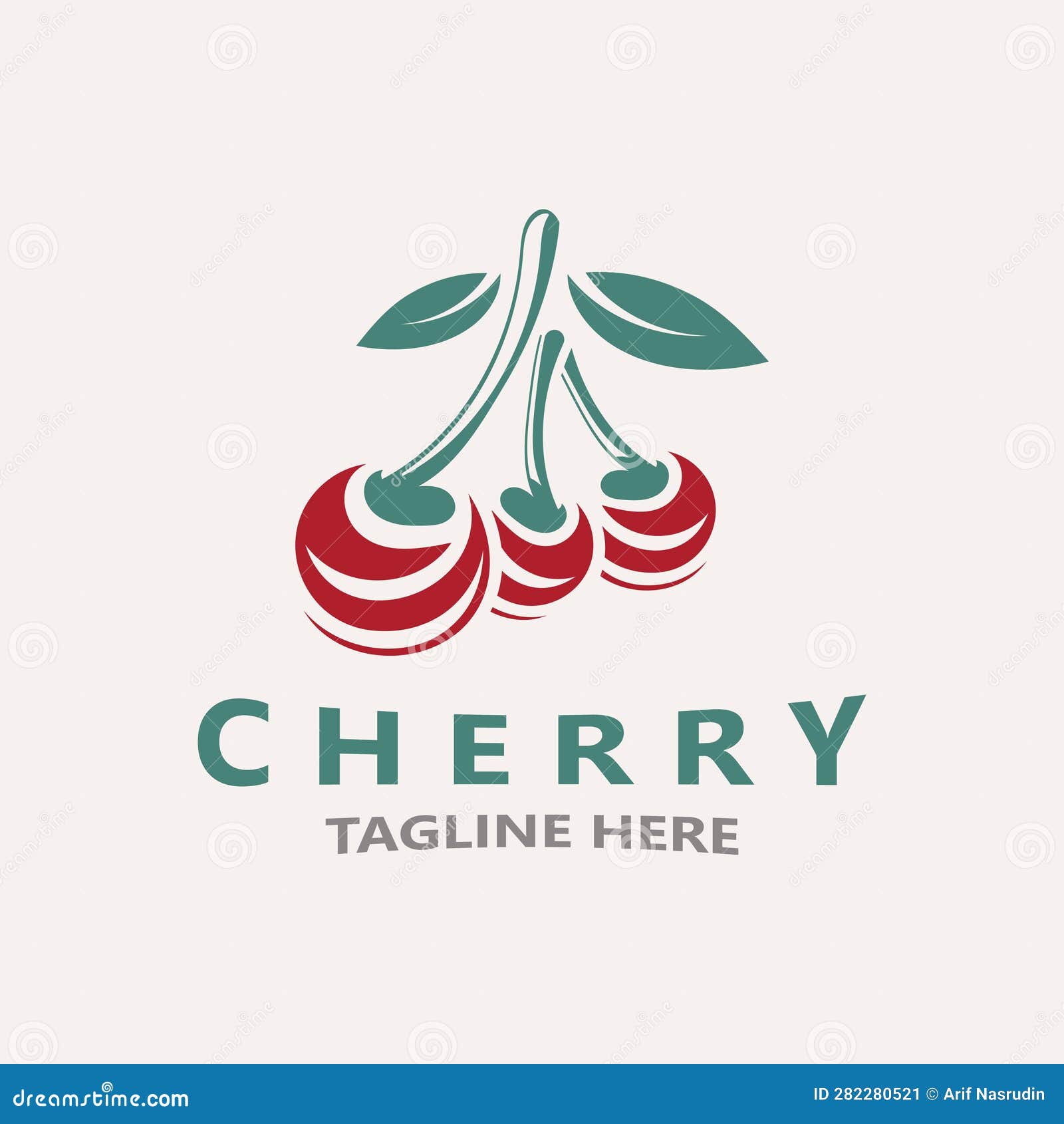 Red Cherry Fruit Logo, Vector Illustration, Fruit Business Design Stock ...