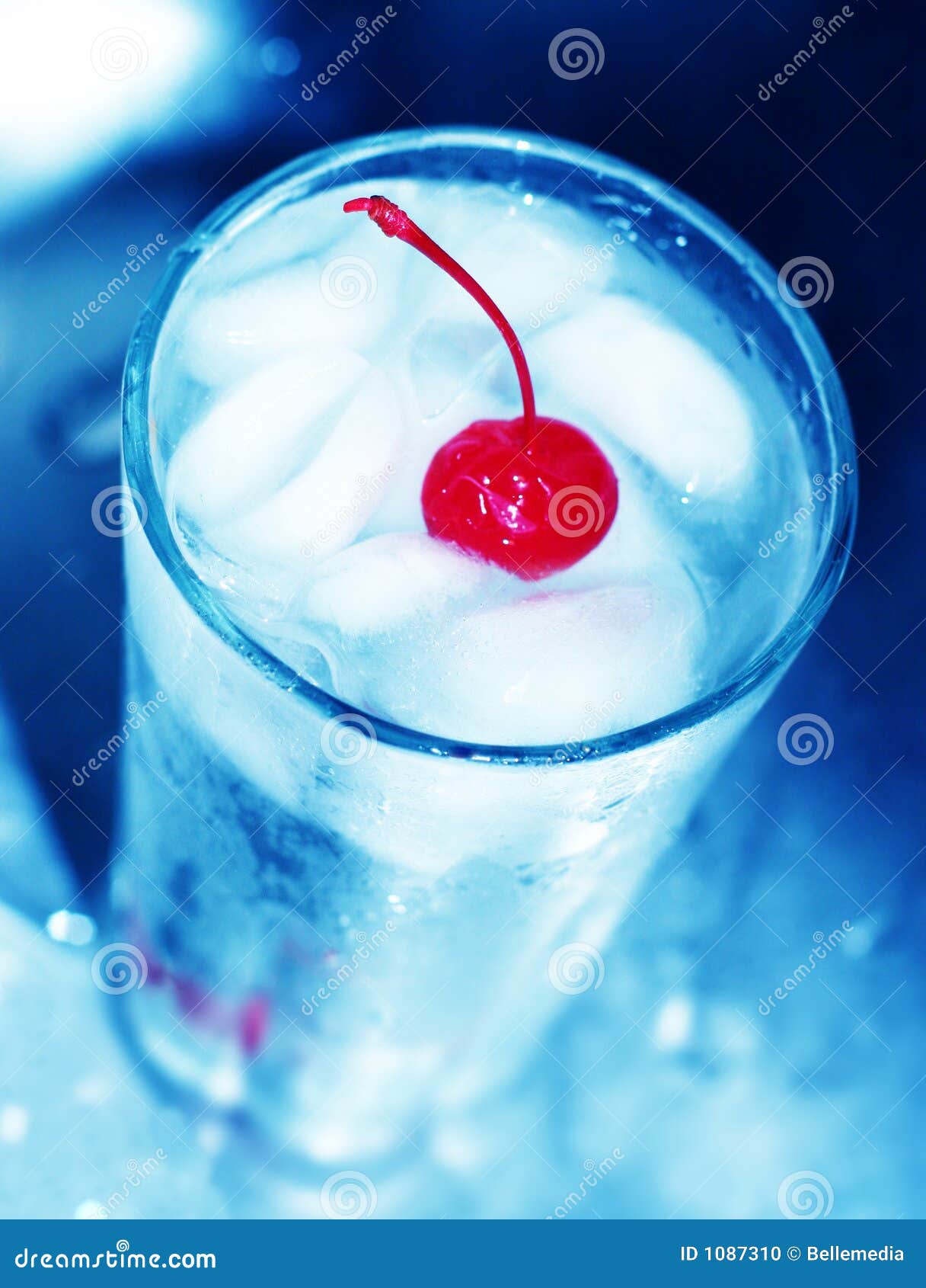 Red cherry in glass stock photo. Image of industries, colors - 1087310