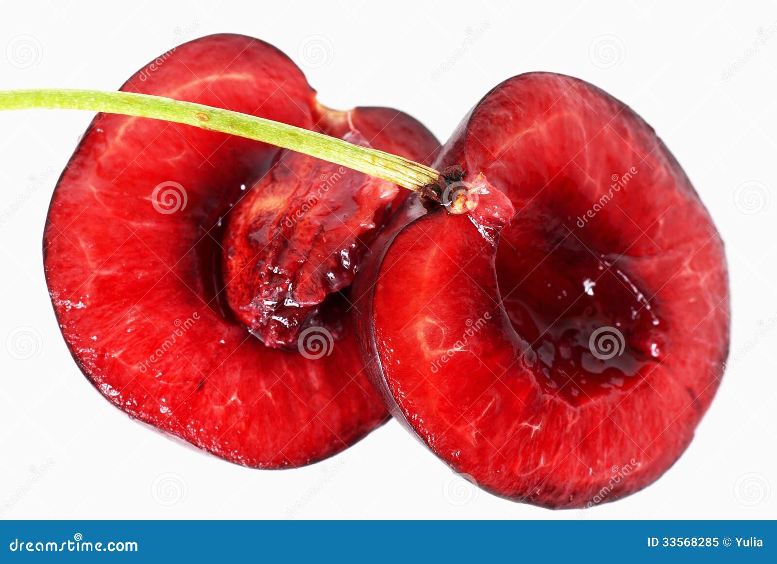 Red cherry stock image. Image of diet, food, open, ripe - 33568285
