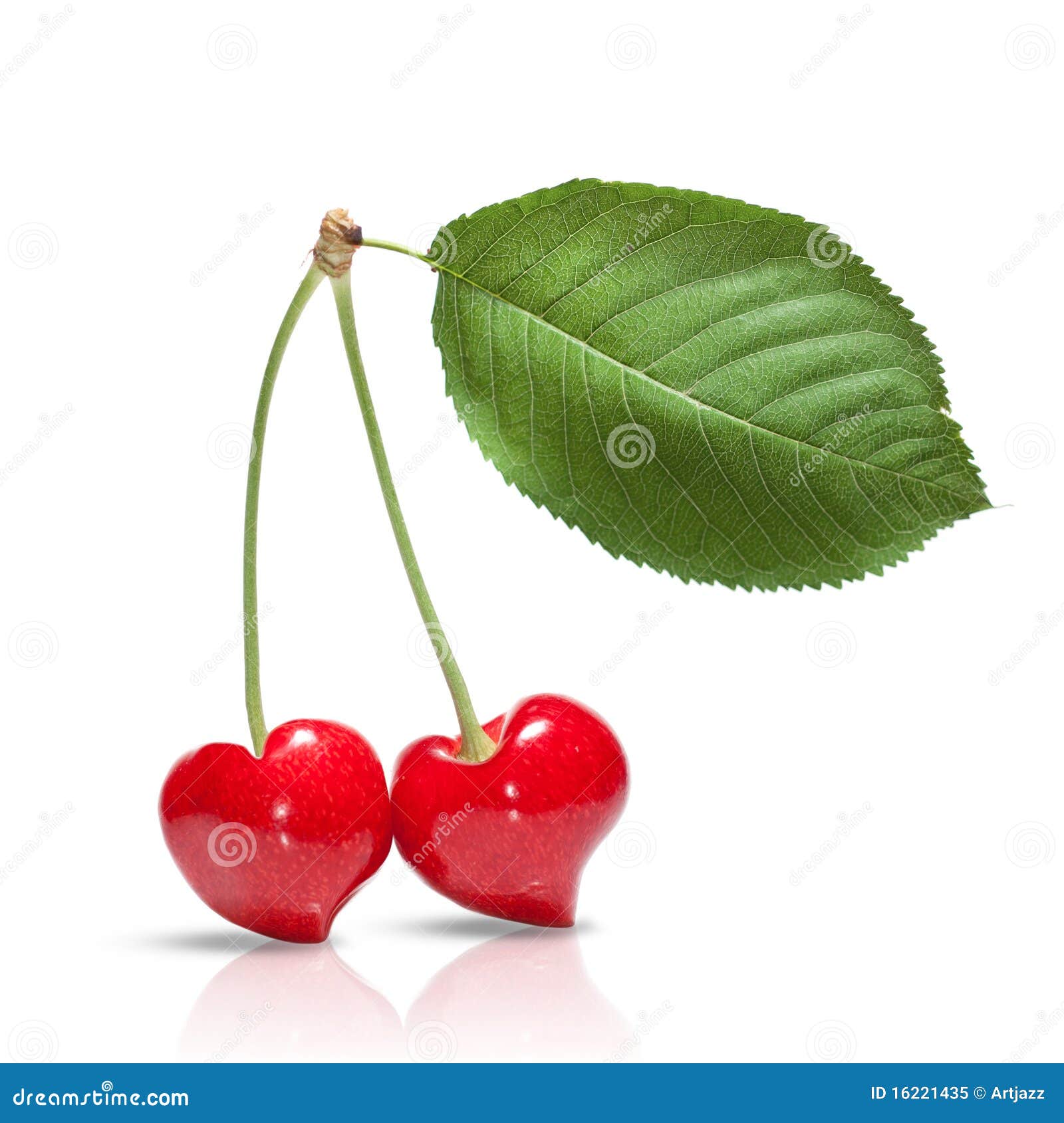 Red Cherry in Shape of Heart Stock Image - Image of cherry, organic ...