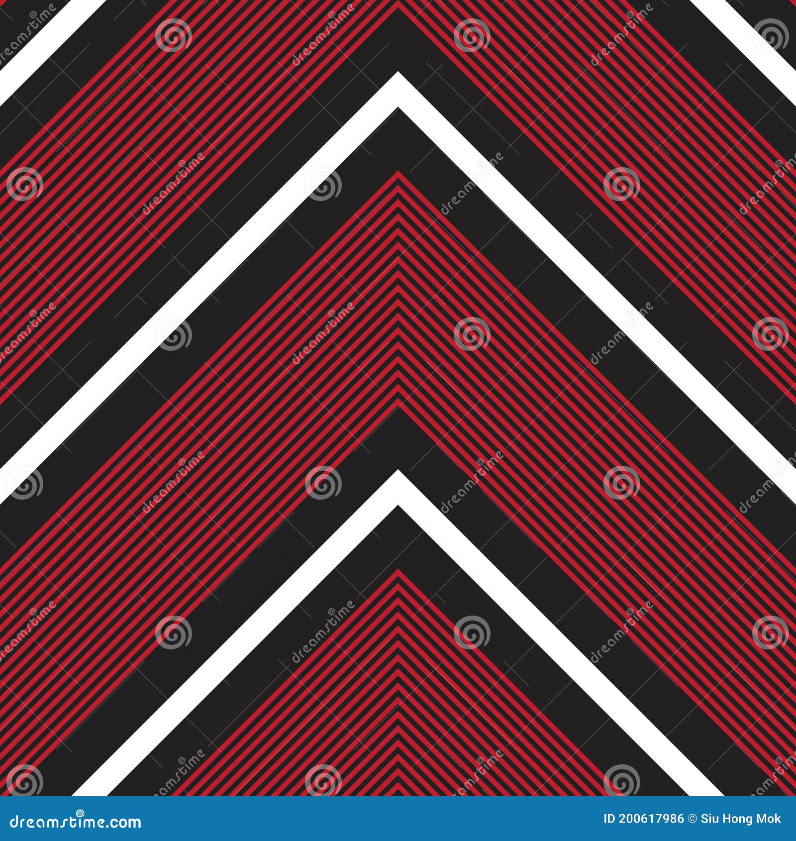 Red Chevron Diagonal Stripes Seamless Pattern Background Stock Vector ...