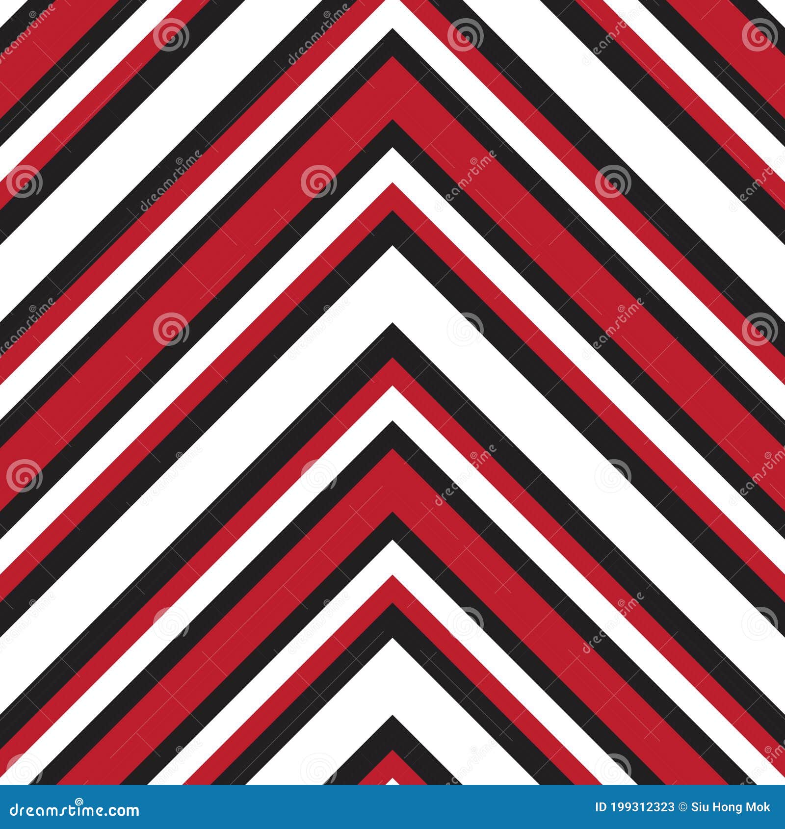 Red Chevron Diagonal Stripes Seamless Pattern Background Stock Vector ...