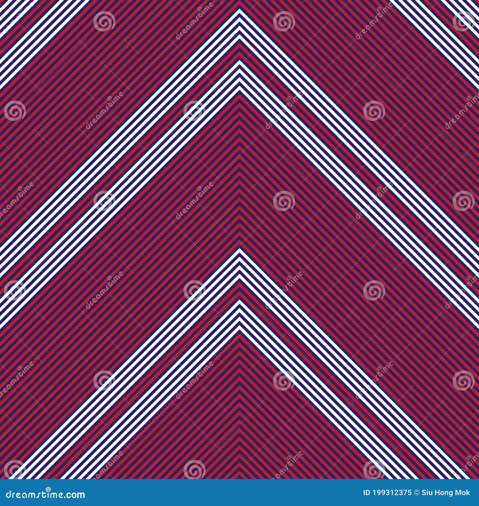 Red Chevron Diagonal Stripes Seamless Pattern Background Stock Vector ...