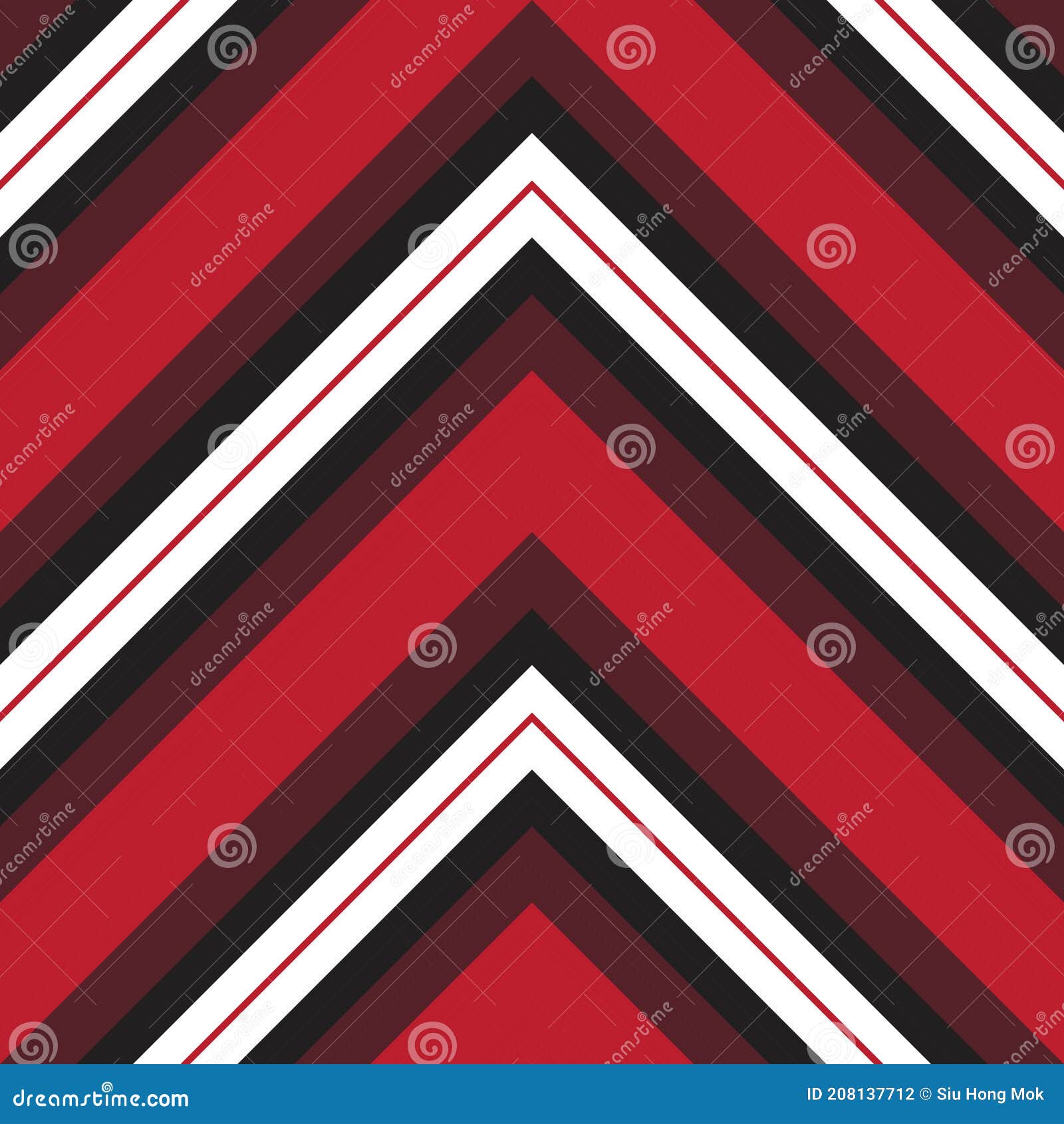 Red Chevron Diagonal Stripes Seamless Pattern Background Stock Vector ...