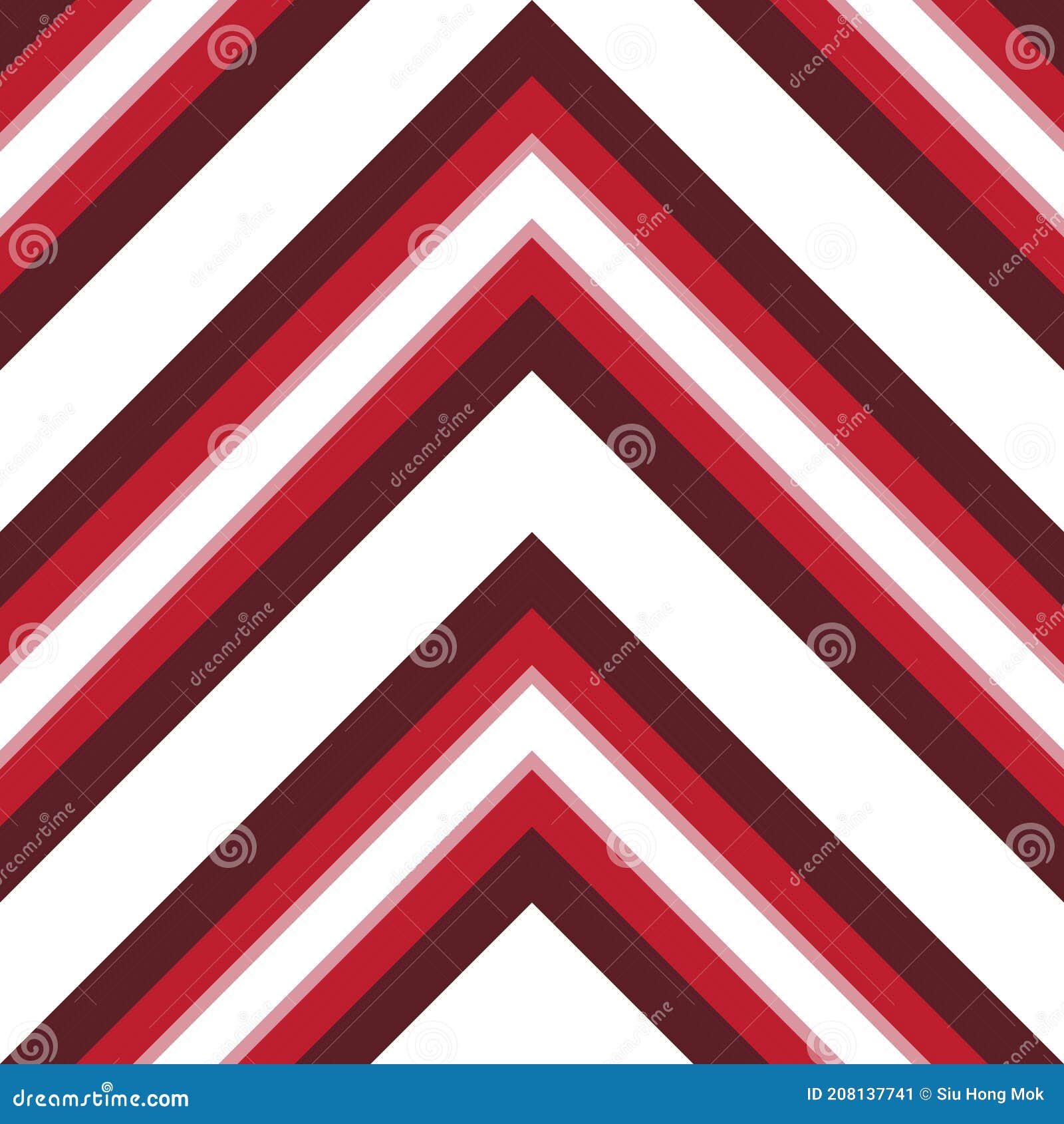 Red Chevron Diagonal Stripes Seamless Pattern Background Stock Vector ...