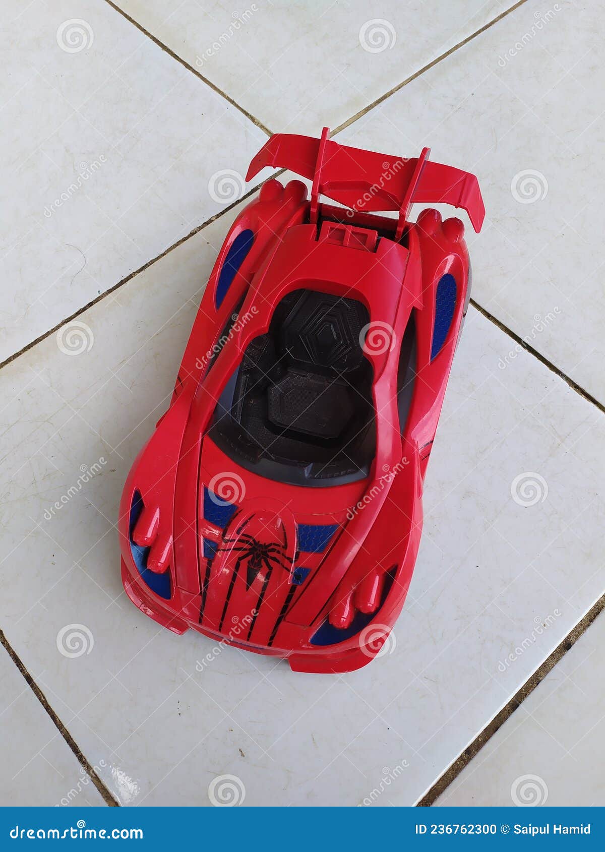 Red children s toy car stock photo. Image of black, leather - 236762300