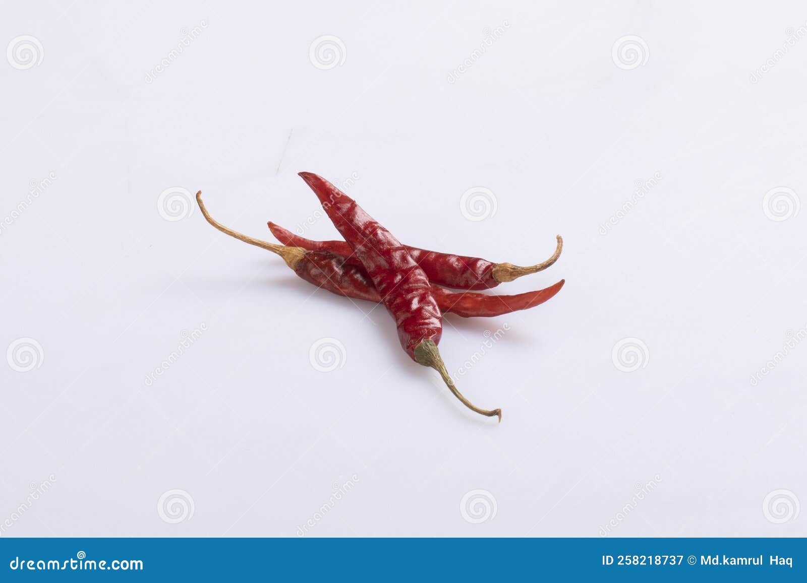 Red Chili Isolated on White for Packaging Stock Image - Image of fresh ...