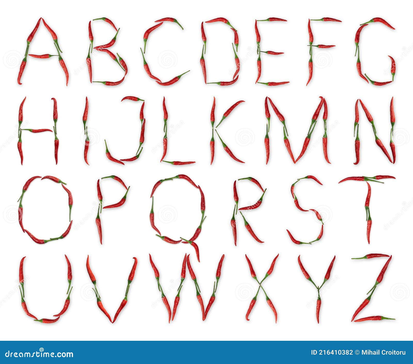 Pepper Alphabet And Numbers Stock Photography | CartoonDealer.com #28346012