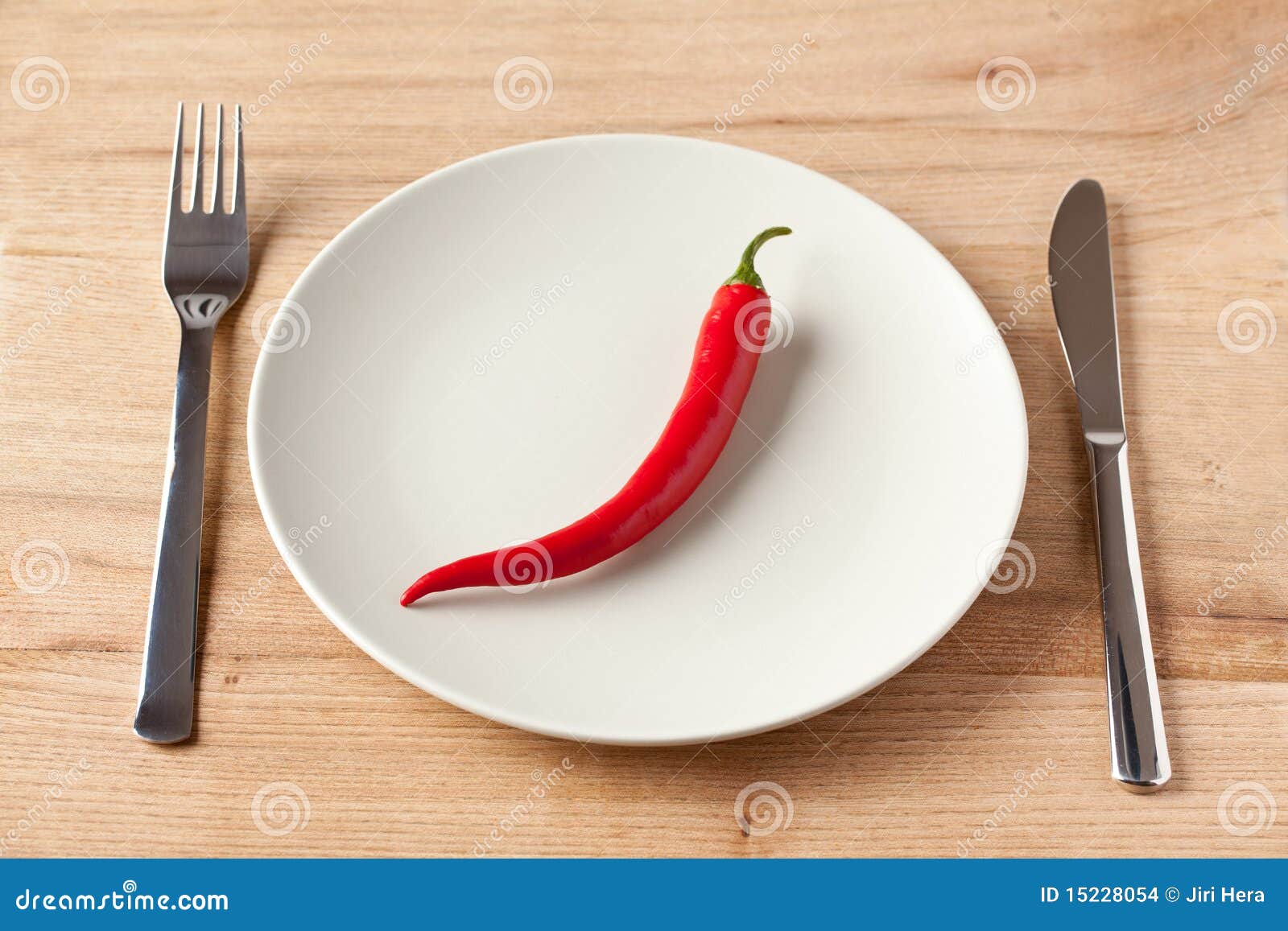 Red chili pepper on plate stock photo. Image of freshness - 15228054