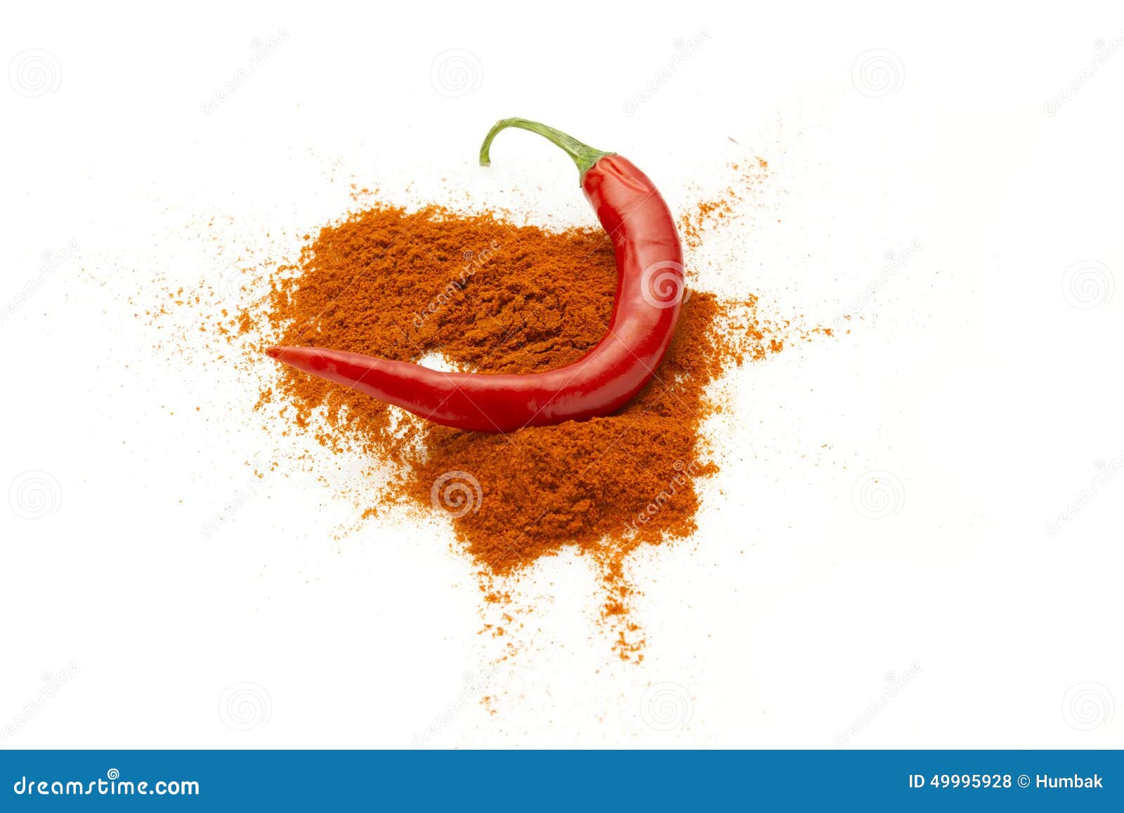 Red chili pepper stock photo. Image of powder, vegetable - 49995928