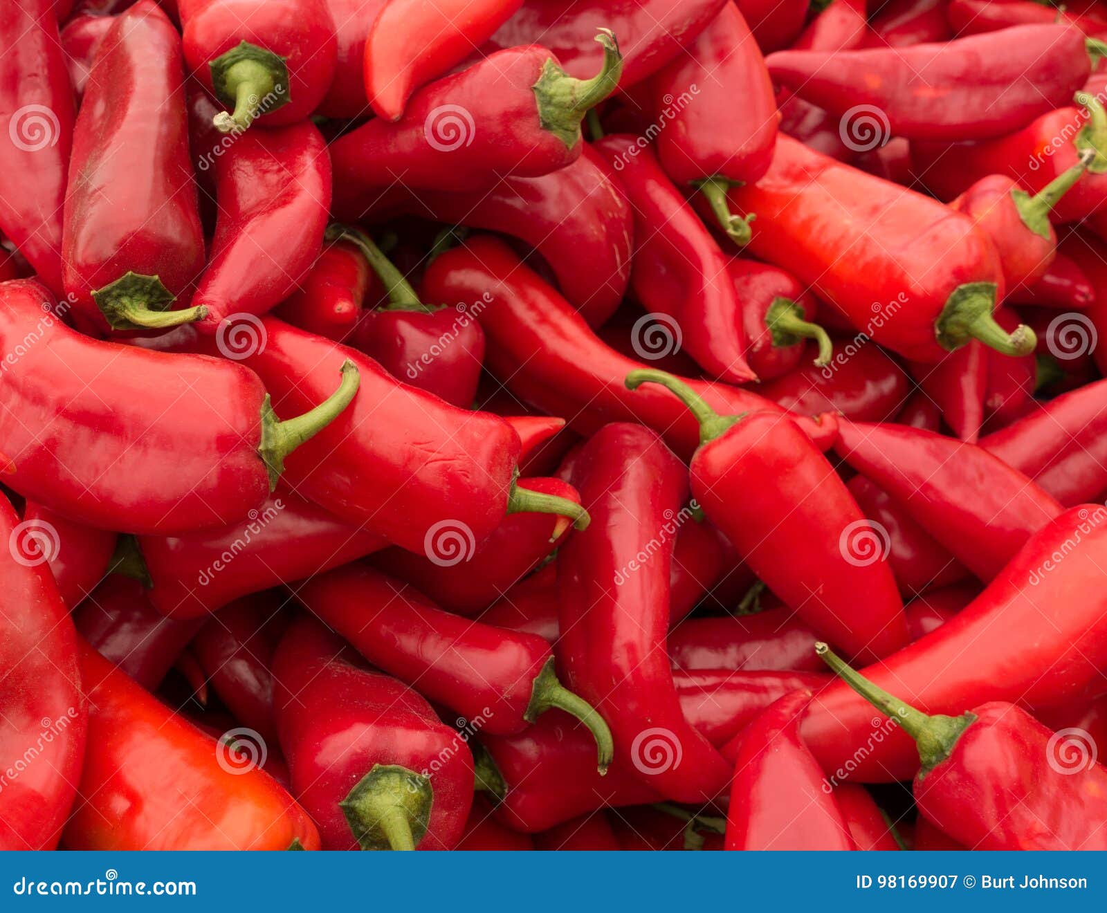 Red Chili Pepper Stack stock image. Image of polbano - 98169907