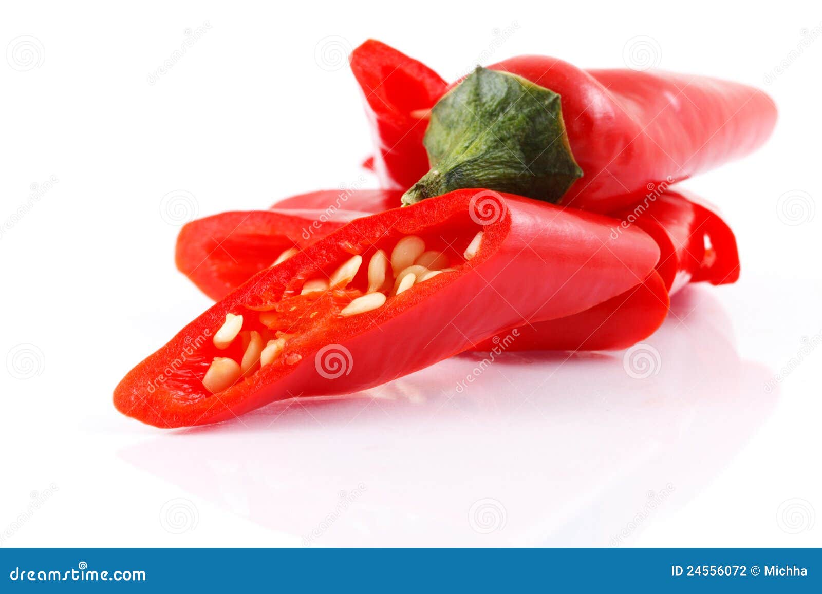 Red chili slices stock photo. Image of closeup, cayenne - 24556072