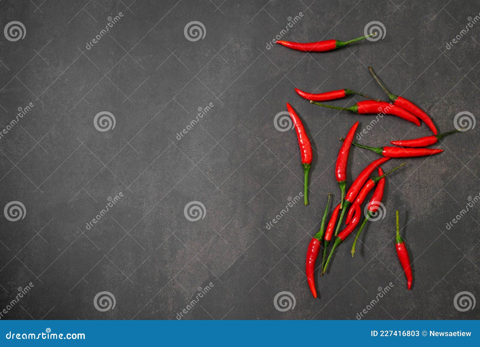 Red Chilli on Black Background Using Fresh Red., it Has Spicy., Food ...