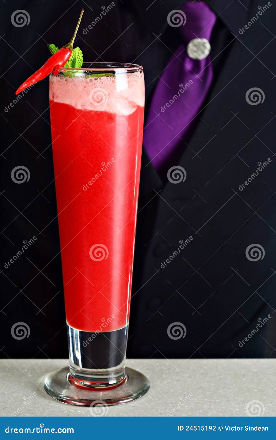 The Red Chilli Cocktail stock photo. Image of chilli - 24515192