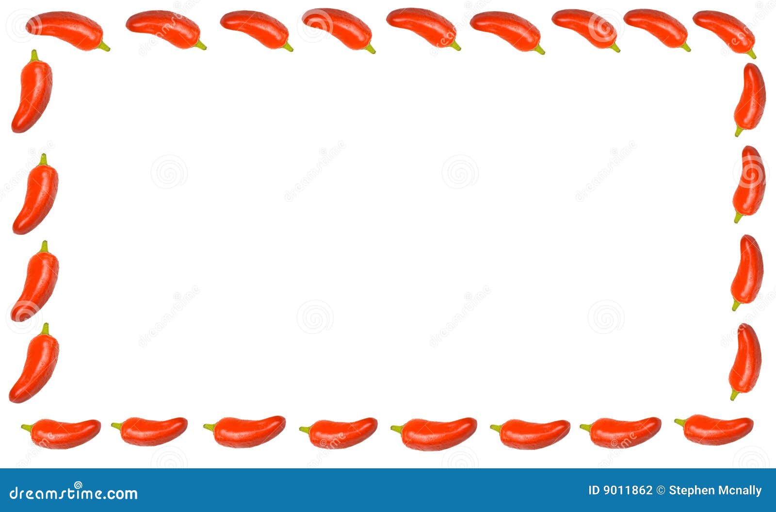 Red chilli frame stock illustration. Illustration of spicy - 9011862