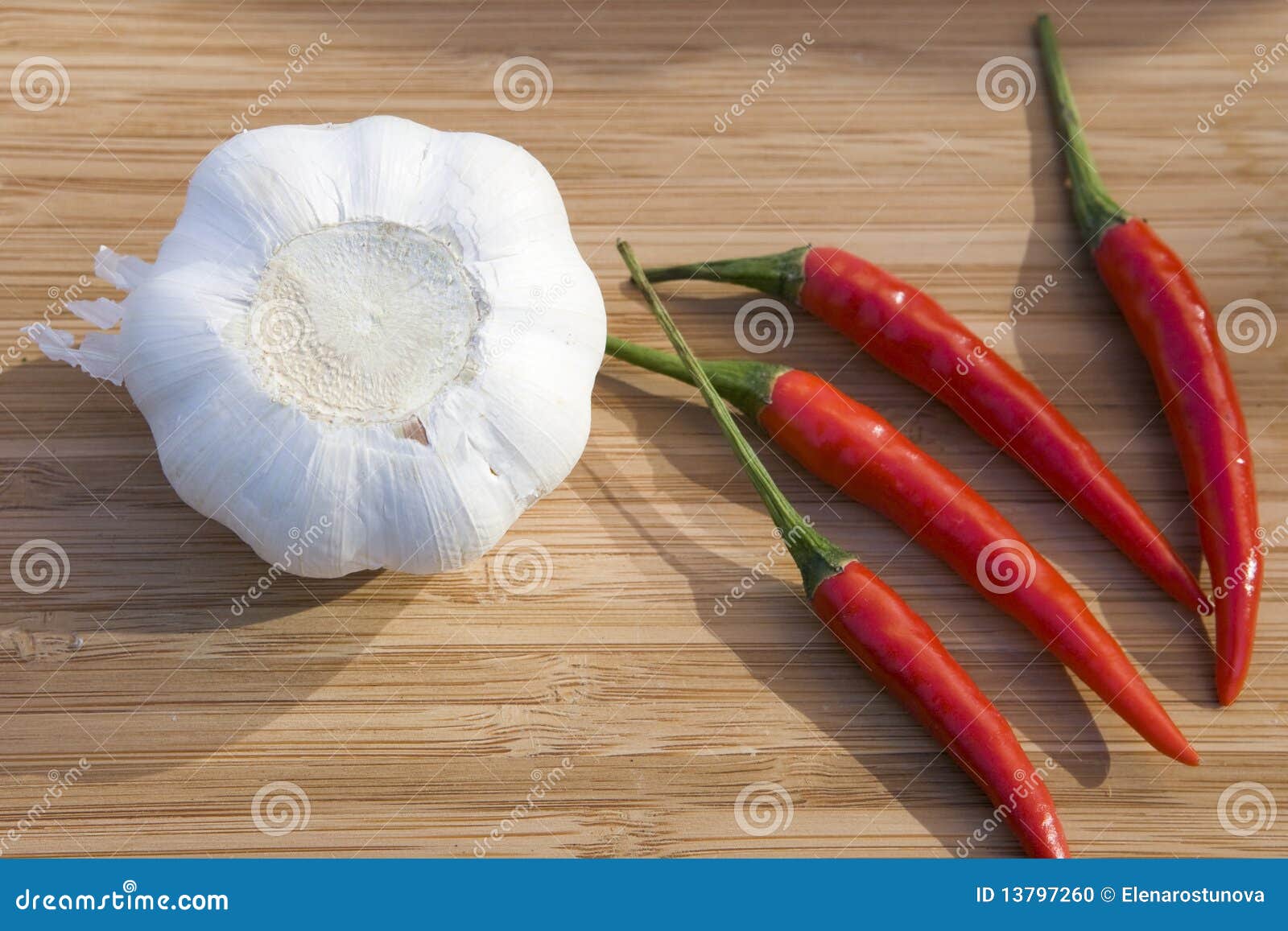 Red chilli and garlic stock photo. Image of silo, food - 13797260