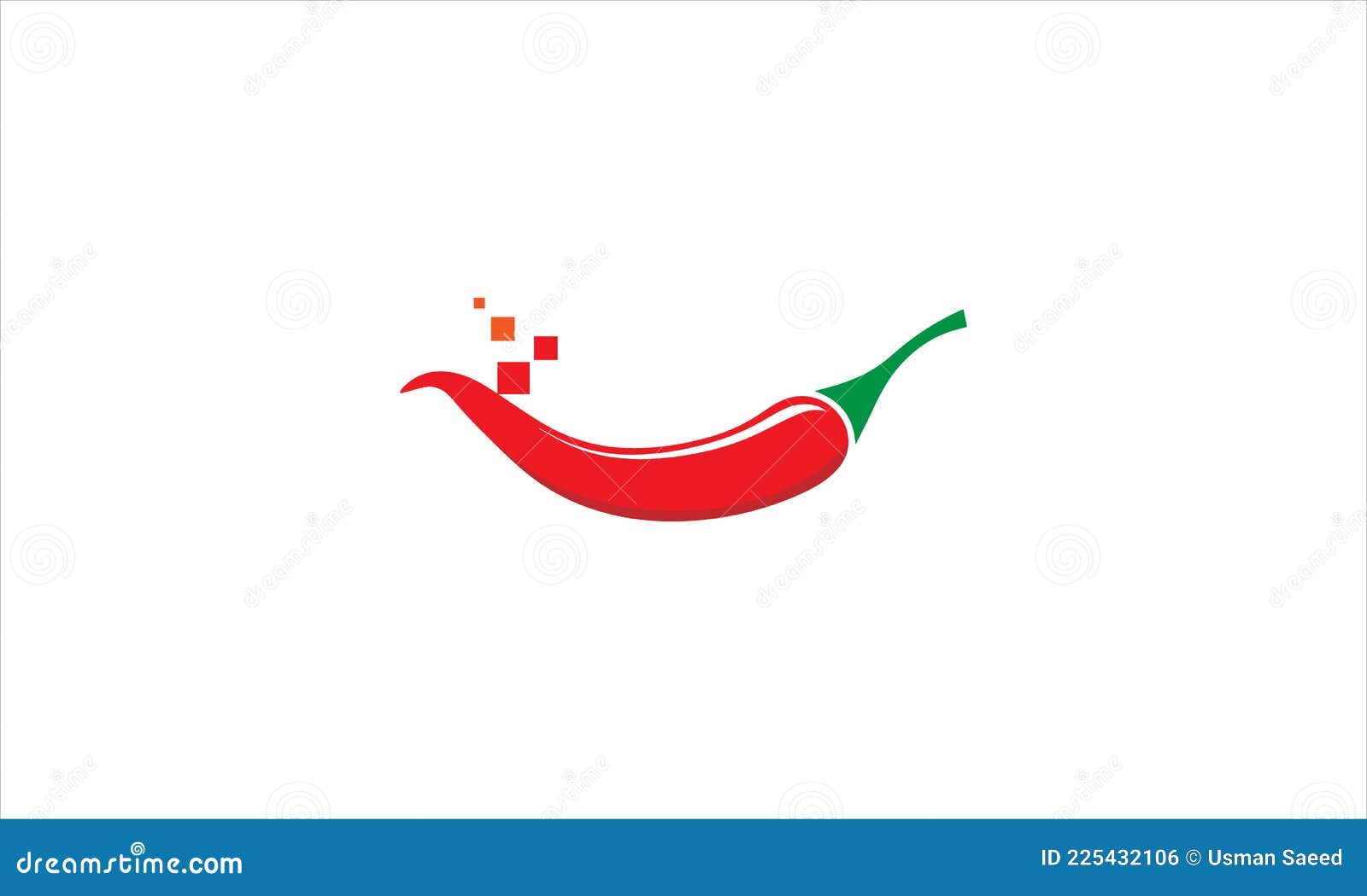 Red Chilli Icon Logo Design Vector Illustration Symbol Stock Vector ...