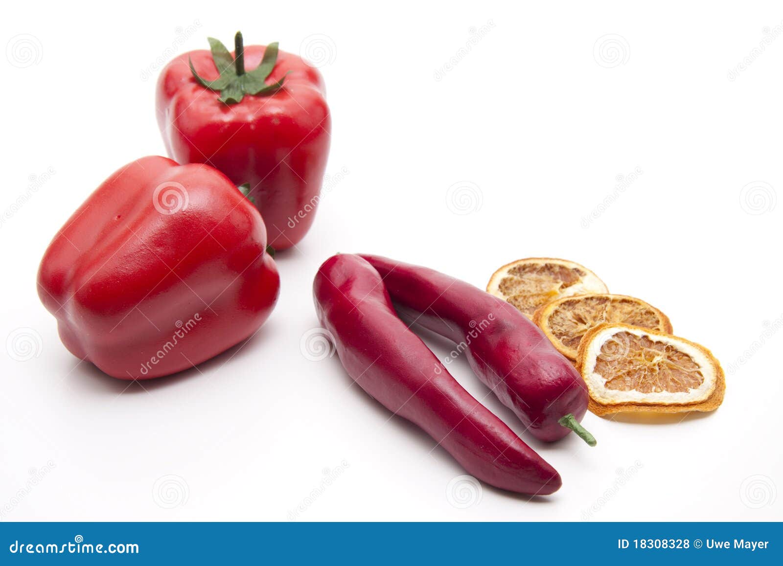 Red chilli and lemon stock photo. Image of food, eating - 18308328