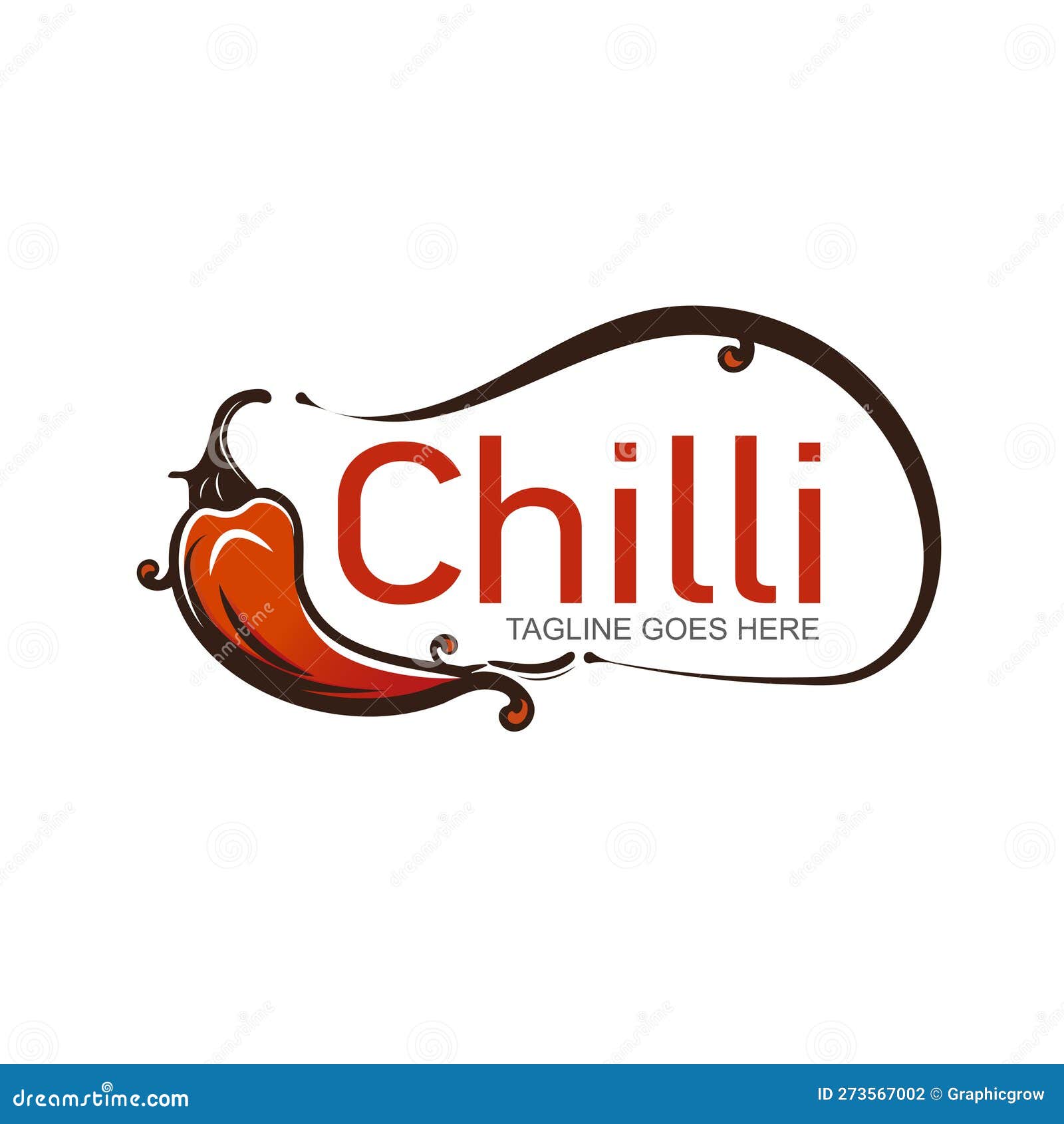 Red Chili Logo Design Vector Stock Vector - Illustration of vector ...