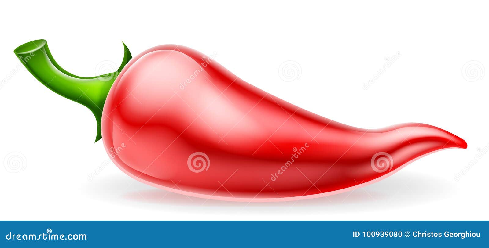 Red Chilli Pepper Illustration Stock Vector - Illustration of cayenne ...