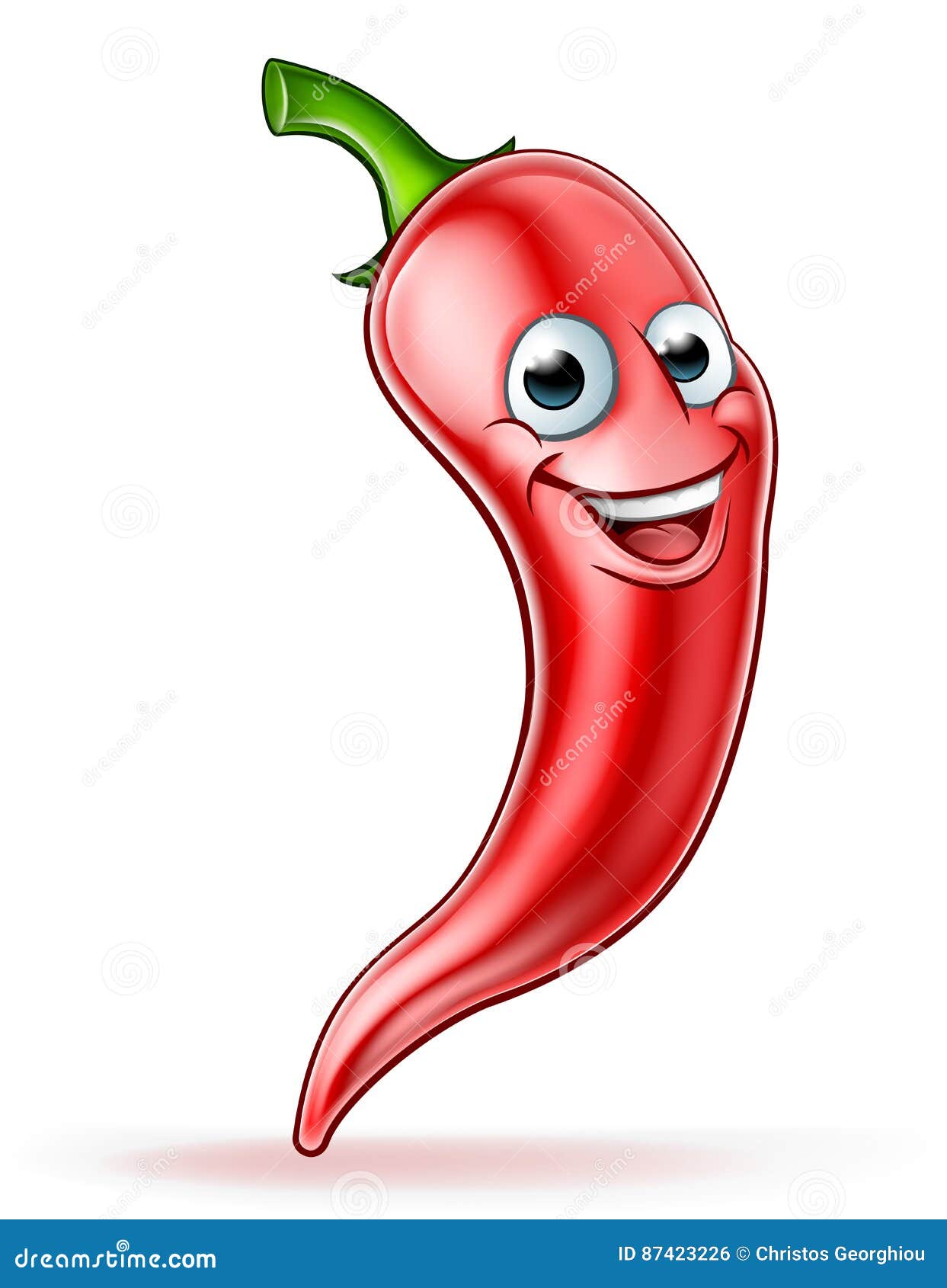 Red Chilli Pepper Mascot stock vector. Illustration of mexico - 87423226