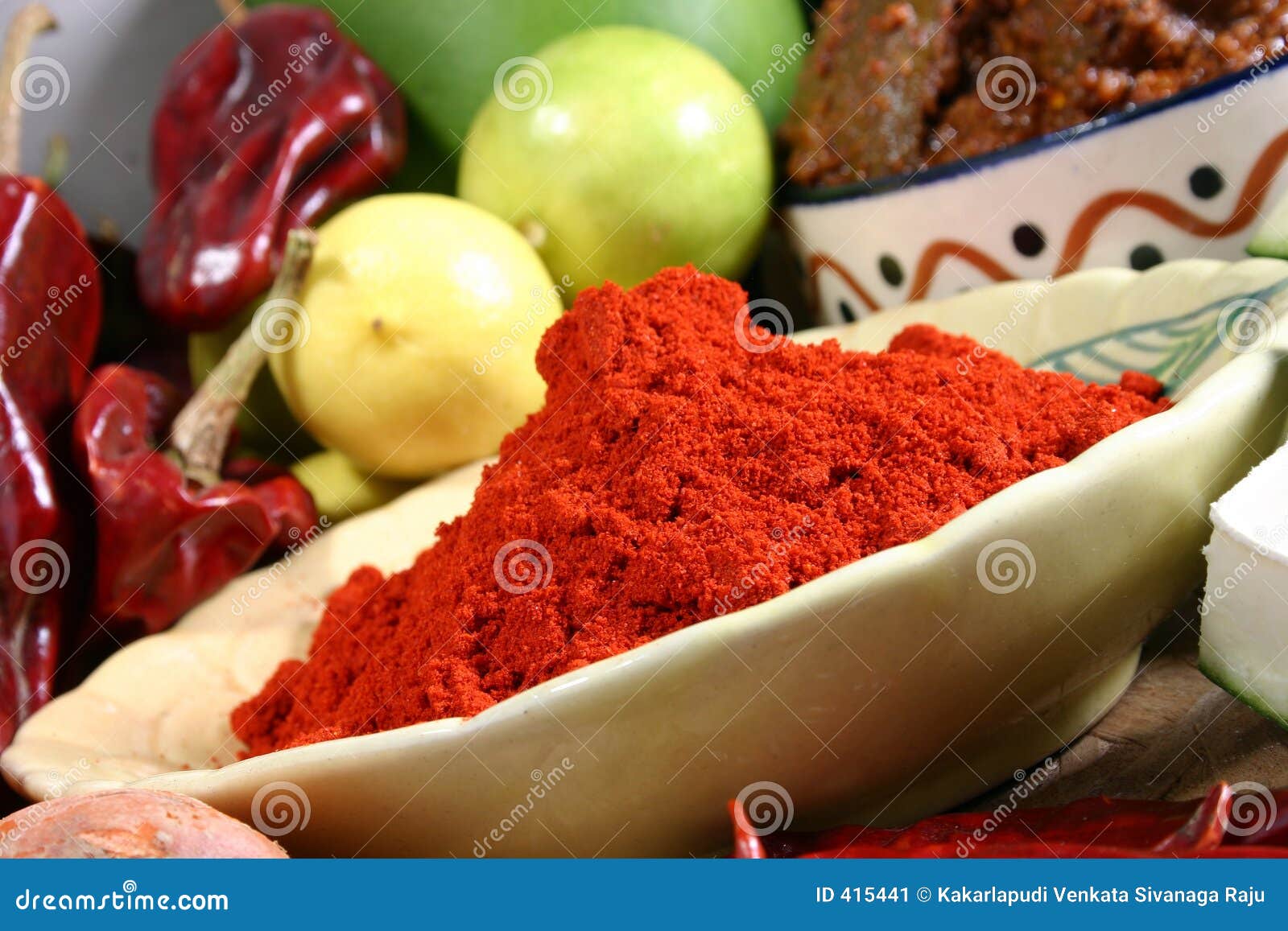 Red chilli powder stock image. Image of concept, chilly - 415441