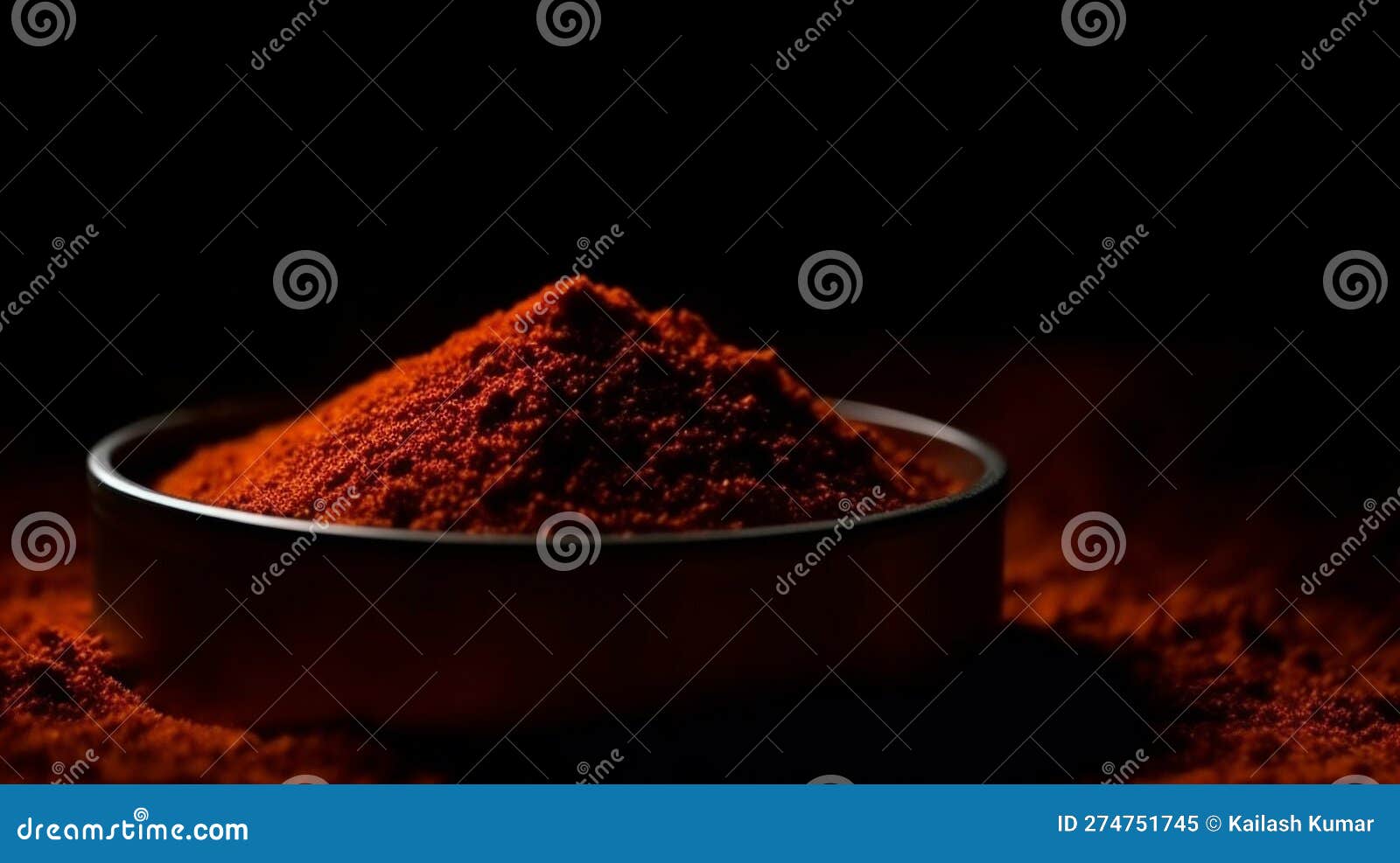 Red Chilli Powder stock image. Image of ingredient, paprika - 274751745