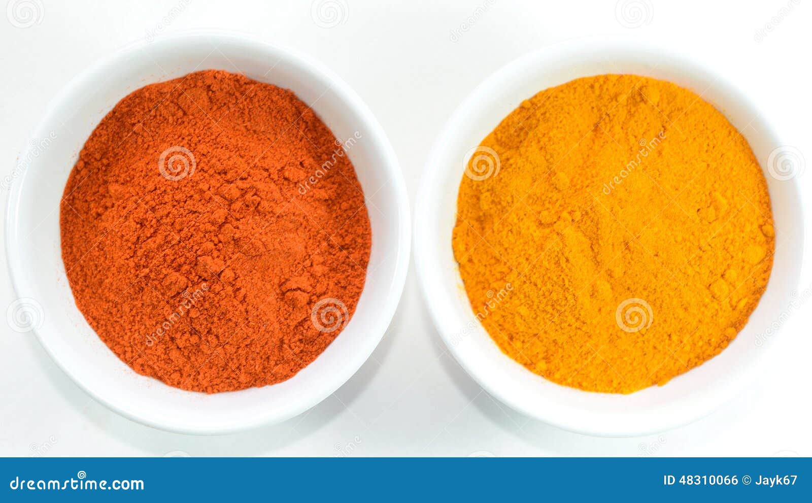 Red Chilli and turmeric stock photo. Image of powder - 48310066