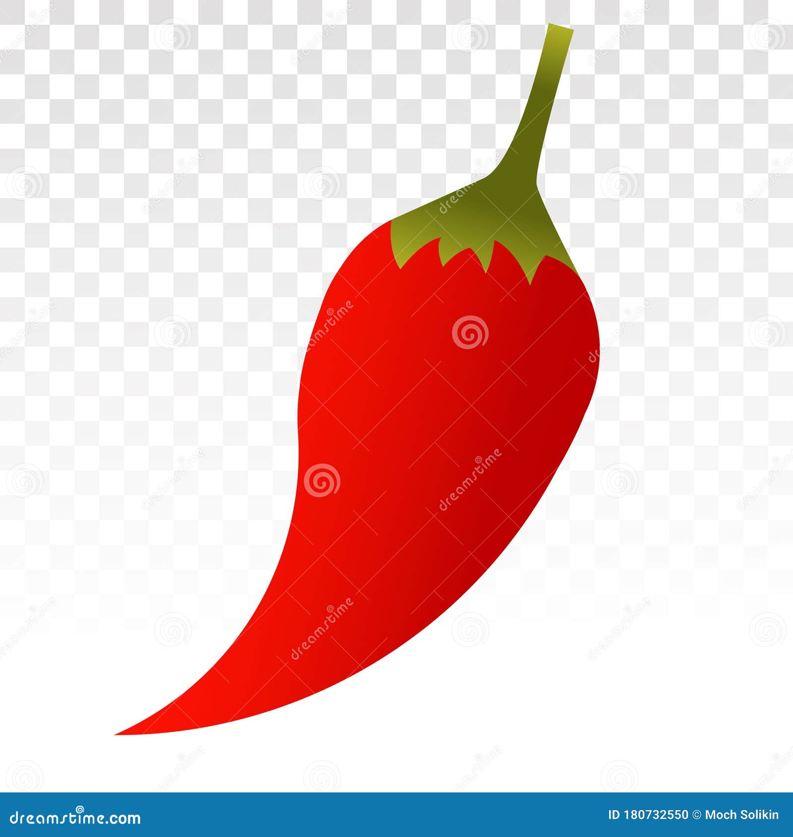 Chilli Vector Icon Illustration. Cute Vegetable. Flat Cartoon Style ...