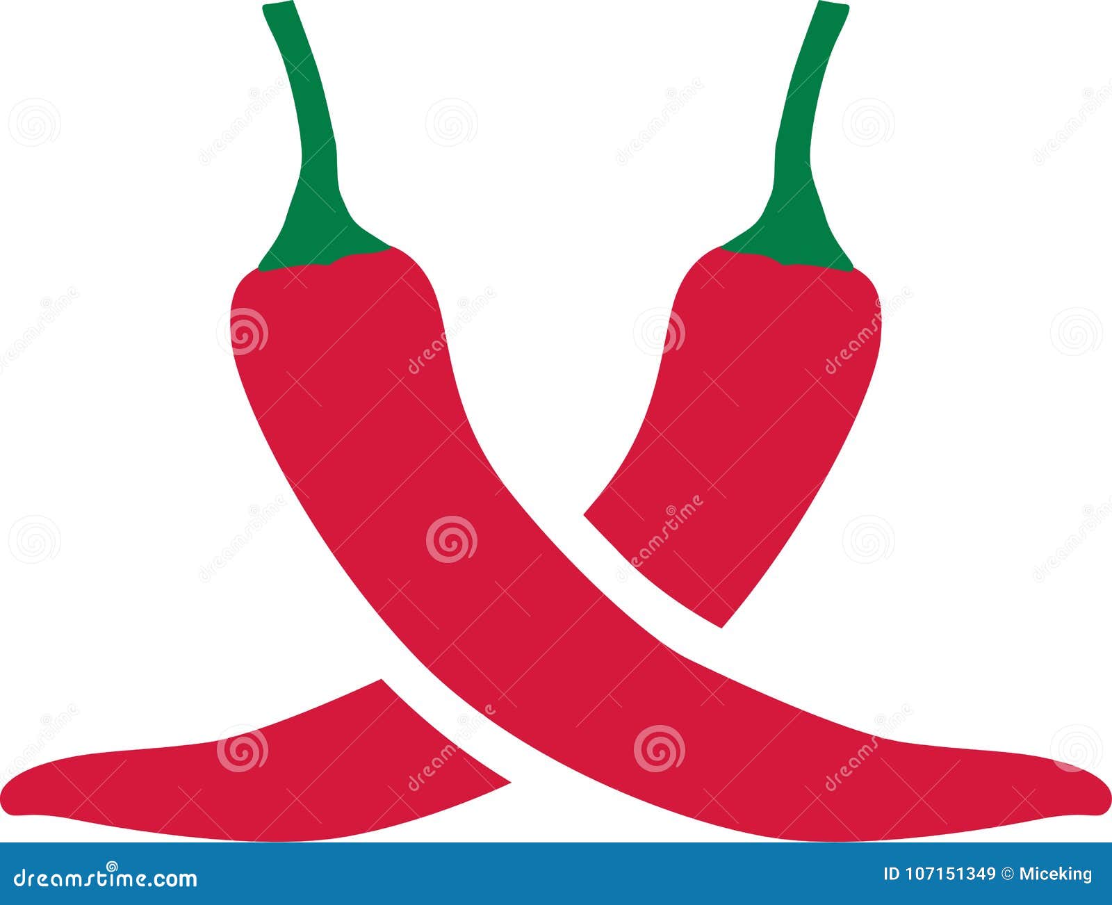 Red chillies vector stock illustration. Illustration of capsicum ...