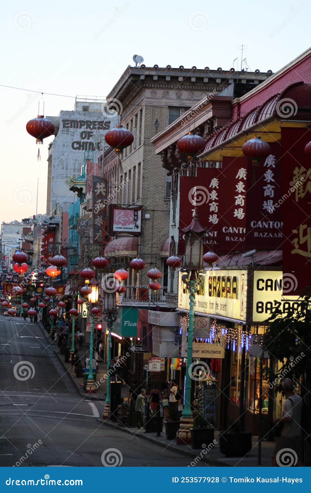 Red Chinatown Glow editorial stock photo. Image of neighbourhood ...