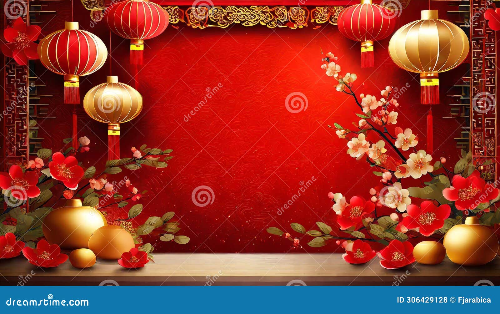 Red chinese background stock illustration. Illustration of pattern ...