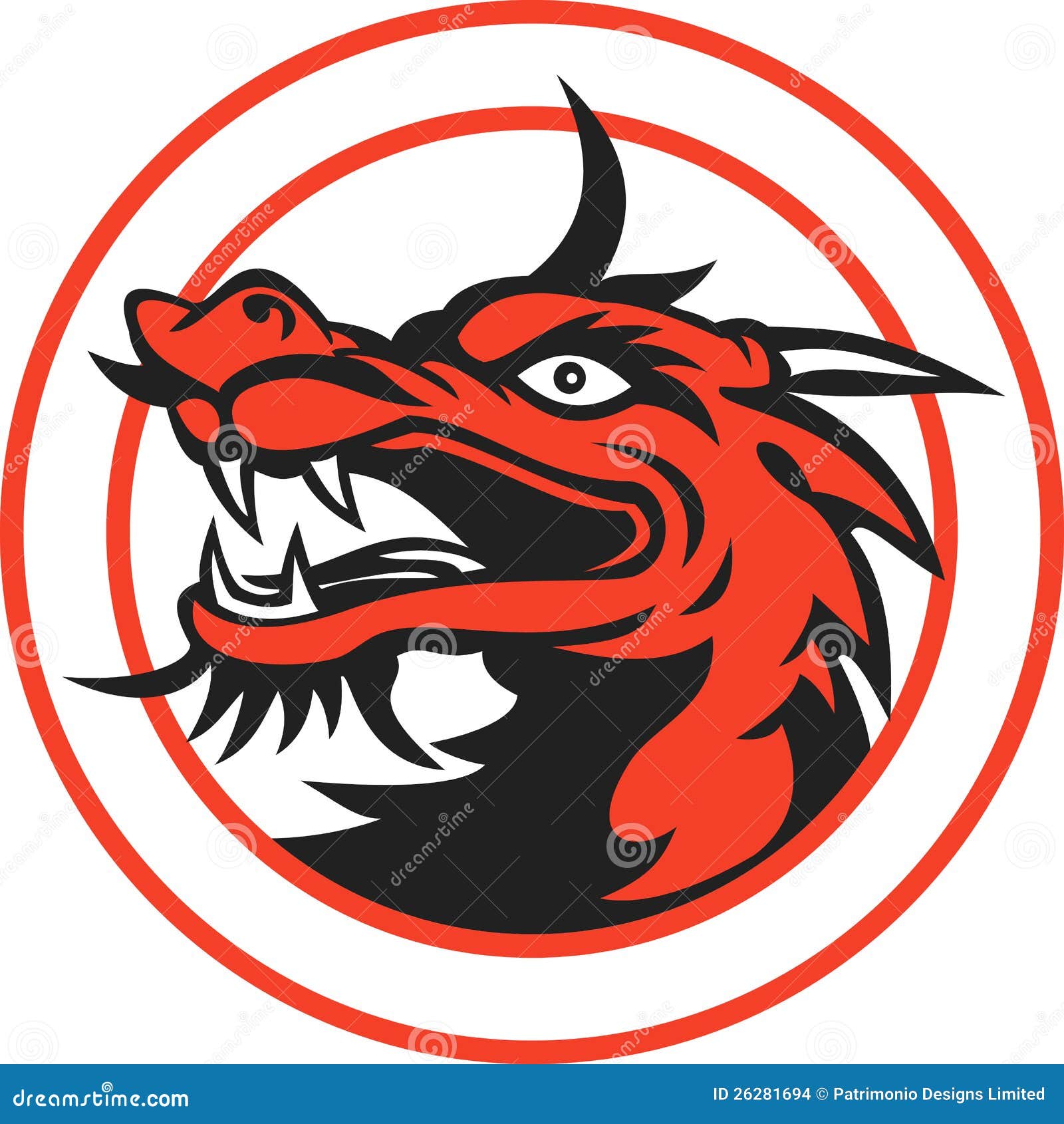 Chinese Dragon Circle