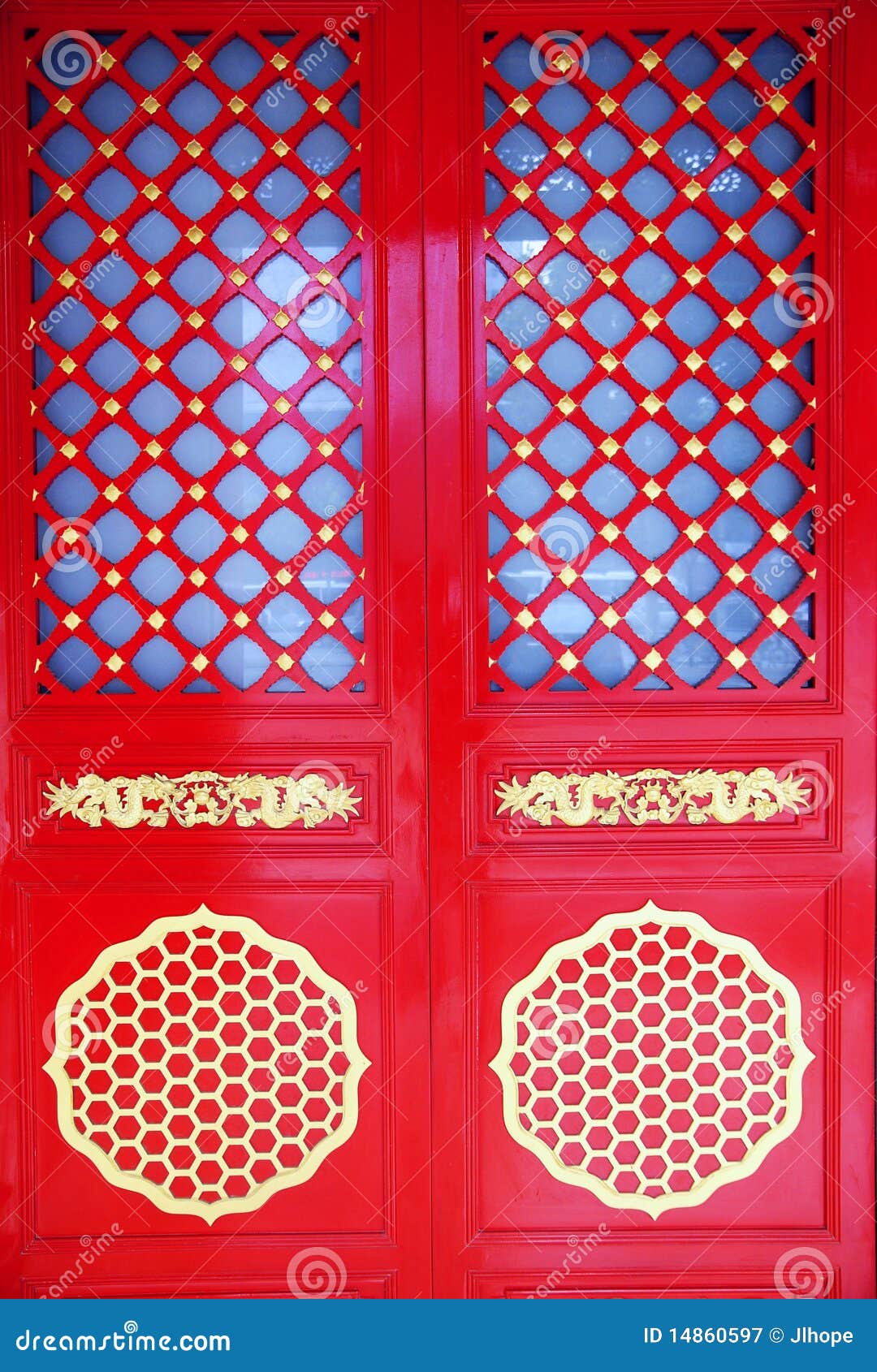 Chinese Red Gate Royalty-Free Stock Photography | CartoonDealer.com ...