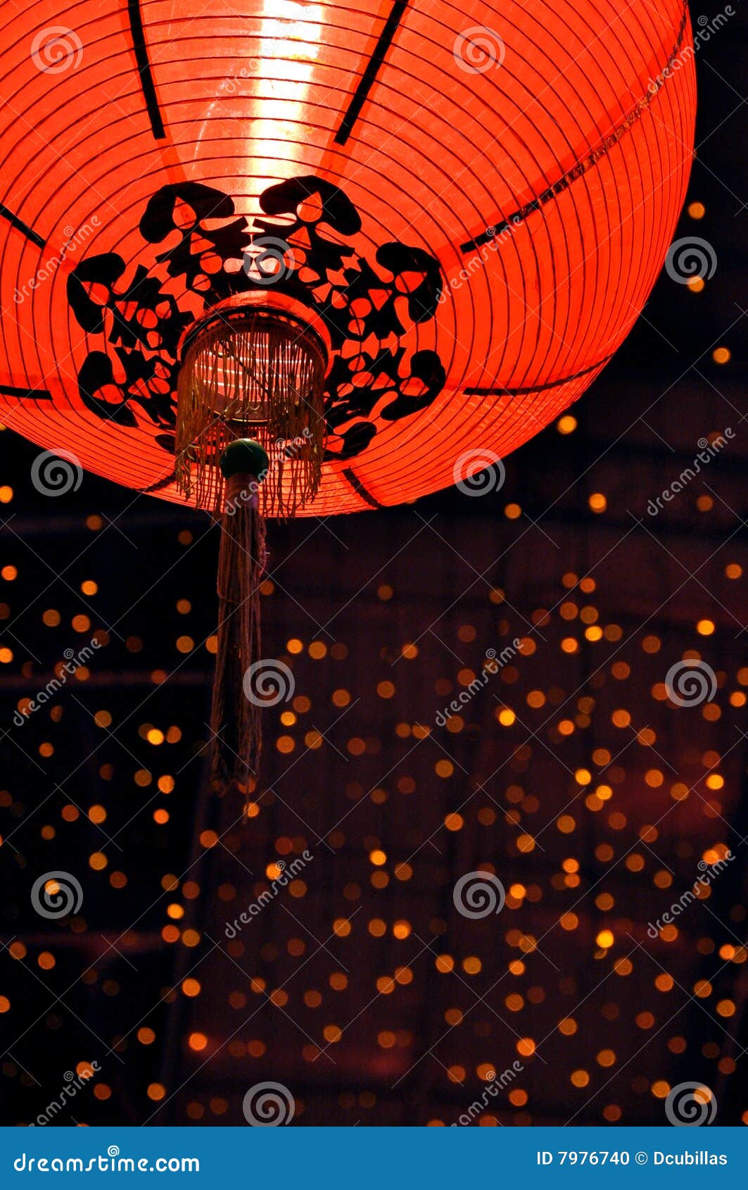 Red Chinese Lantern stock photo. Image of culture, asian - 7976740