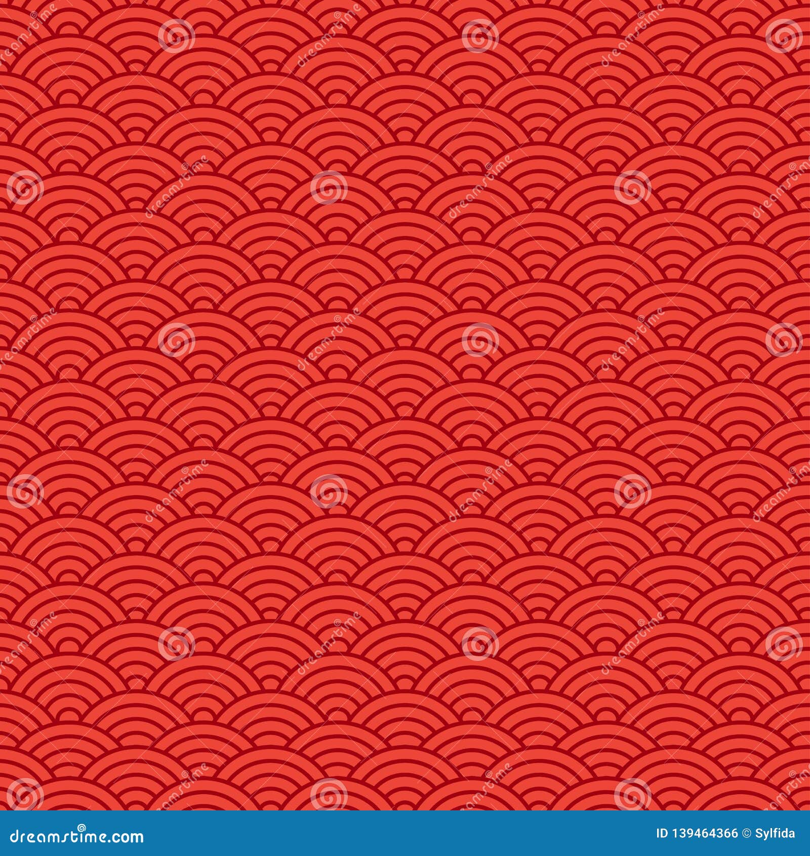 Chinese Seamless Pattern. Vector Illustration Stock Illustration ...