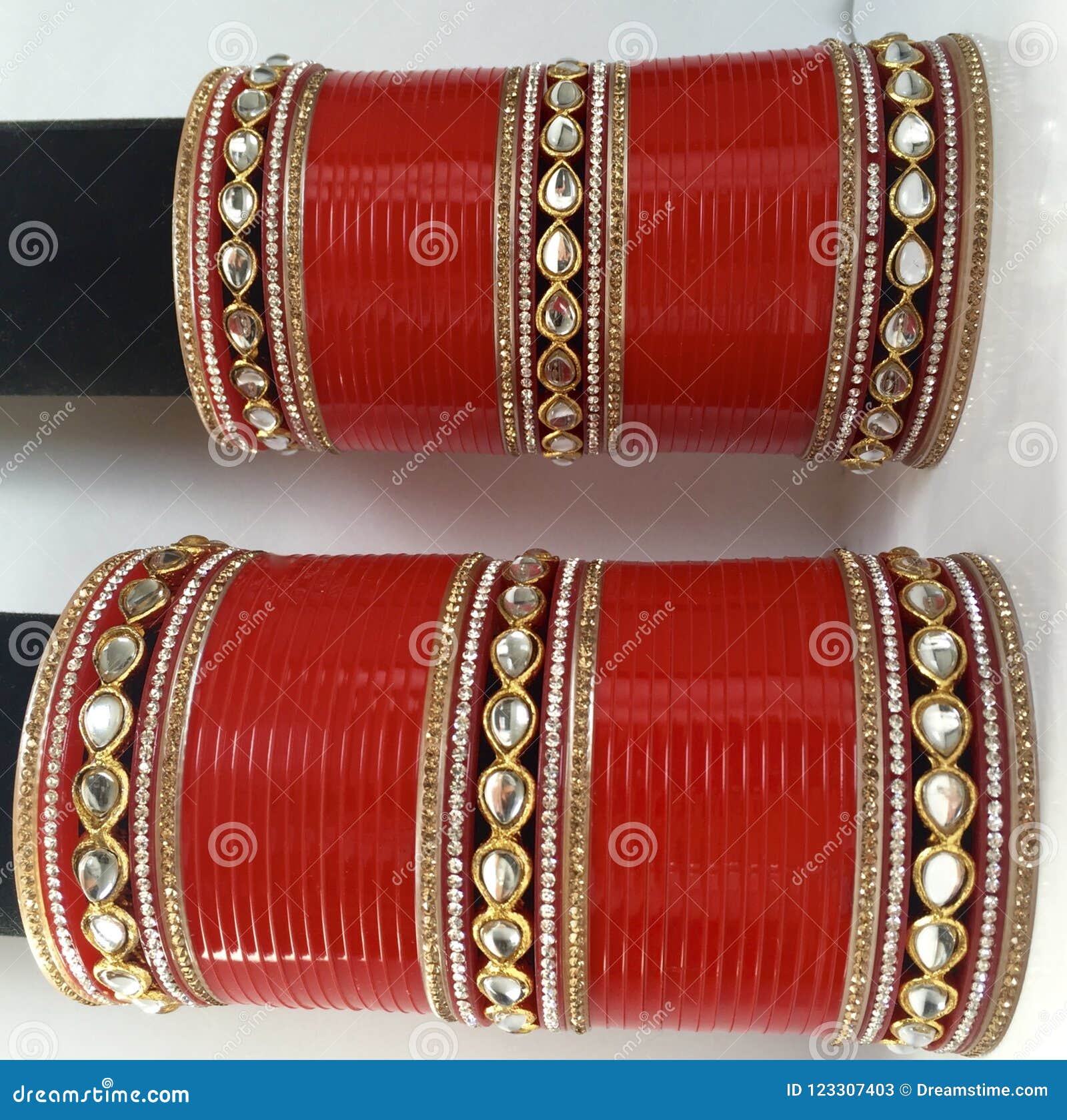 Red choora stock image. Image of wedding, combination - 123307403