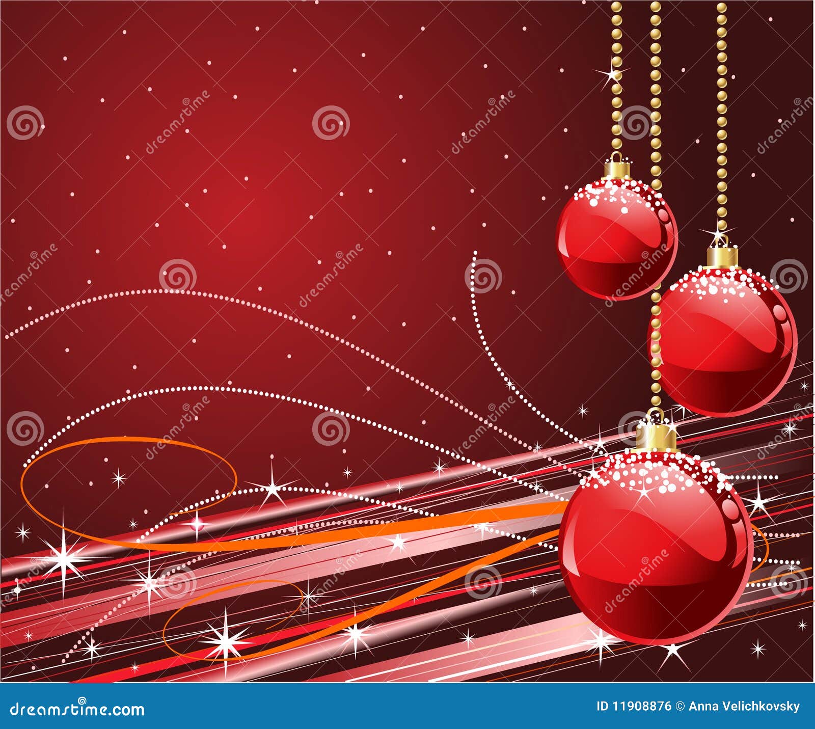 Red Christmas stock vector. Illustration of event, creative - 11908876