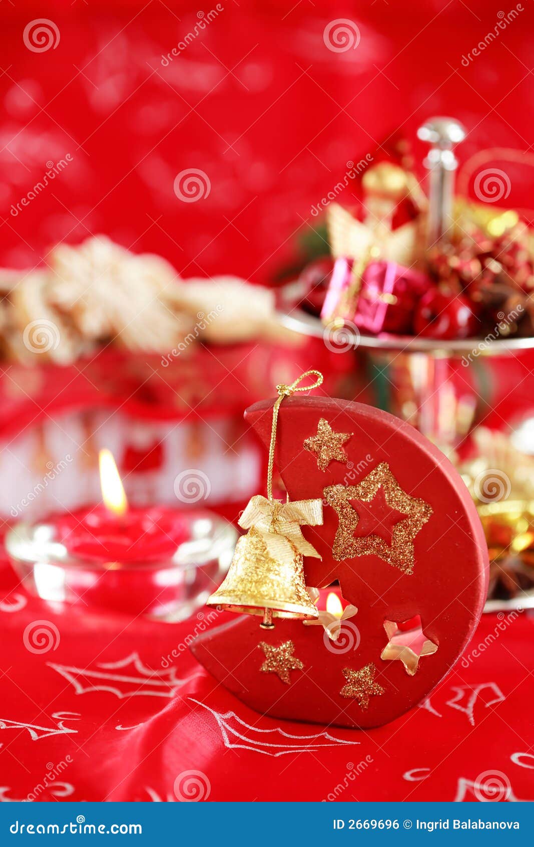 Red Christmas stock photo. Image of merry, present, symbol - 2669696