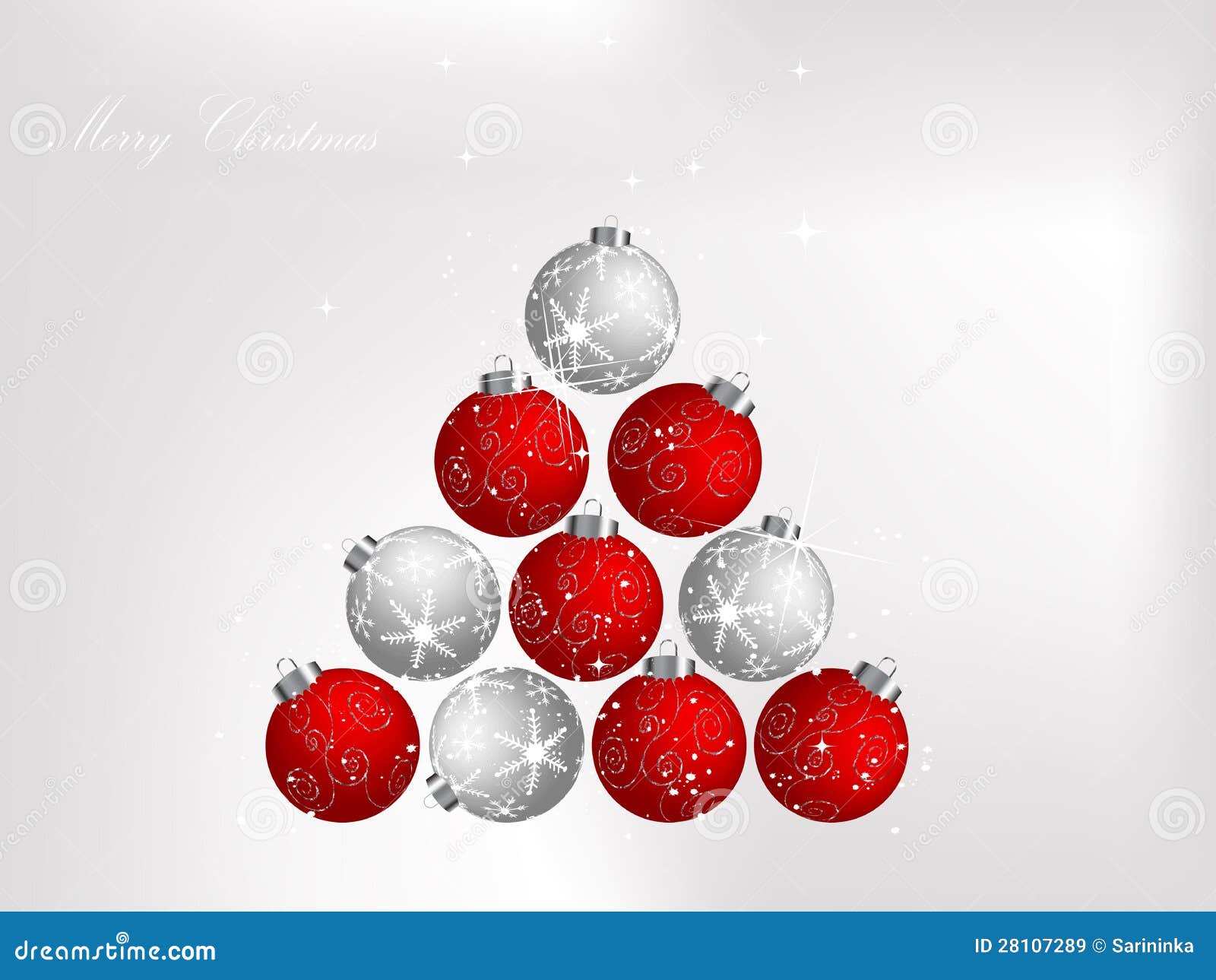 Red christmas stock vector. Illustration of celebration - 28107289