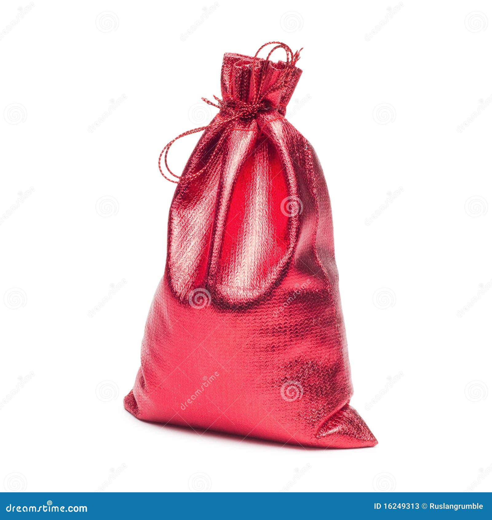 Red christmas bag stock image. Image of claus, holiday - 16249313