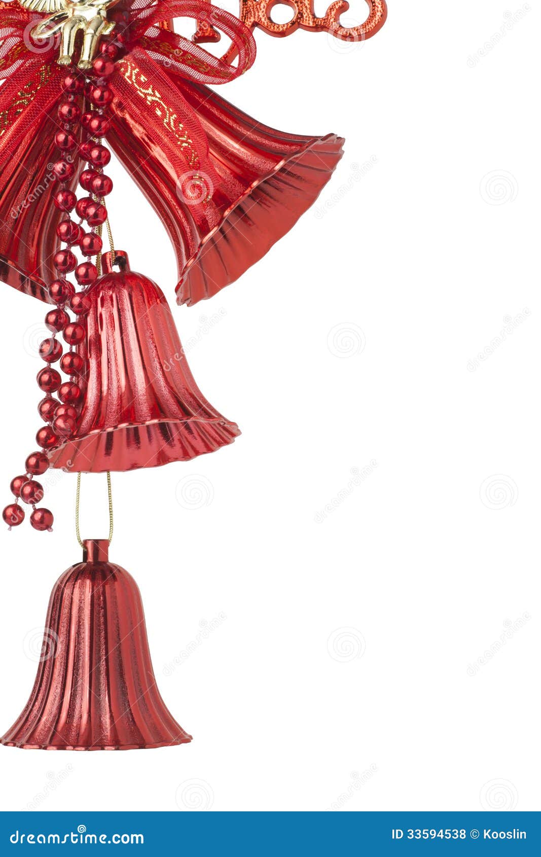 Red christmas bells stock photo. Image of christmas, december - 33594538