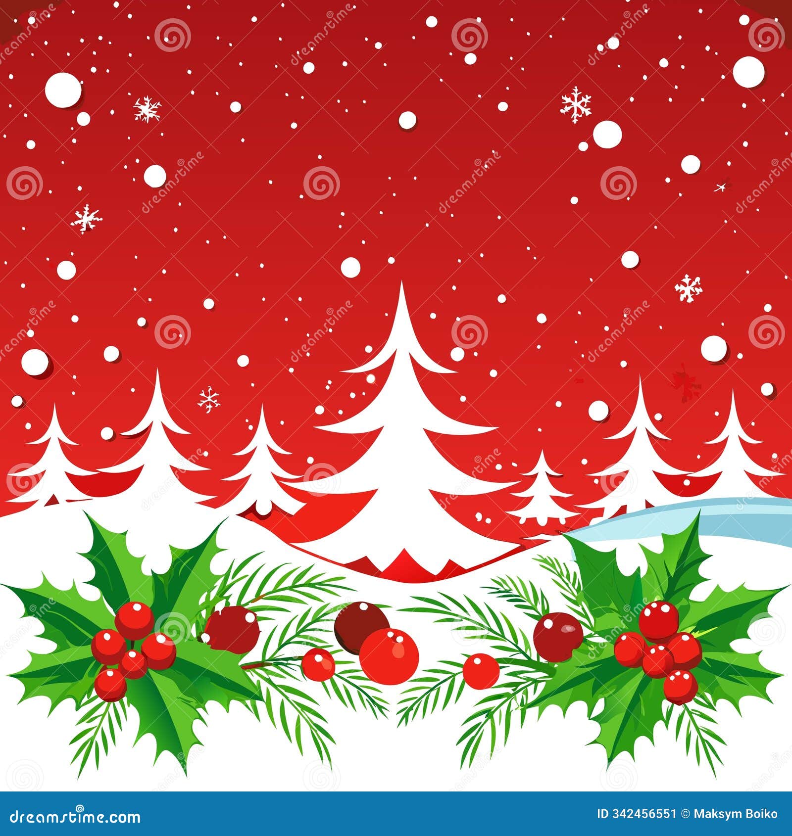 Red Christmas Border Background Snow Particles Falling Snow Texture ...