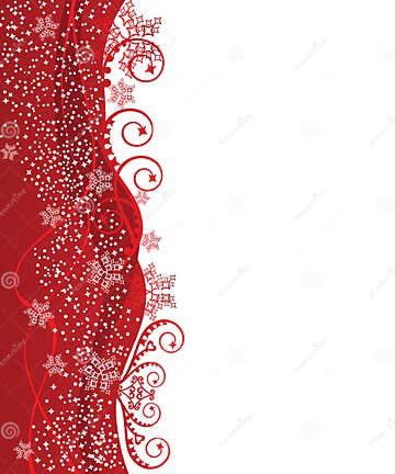 Red Christmas Border Design Stock Vector - Illustration of vector ...