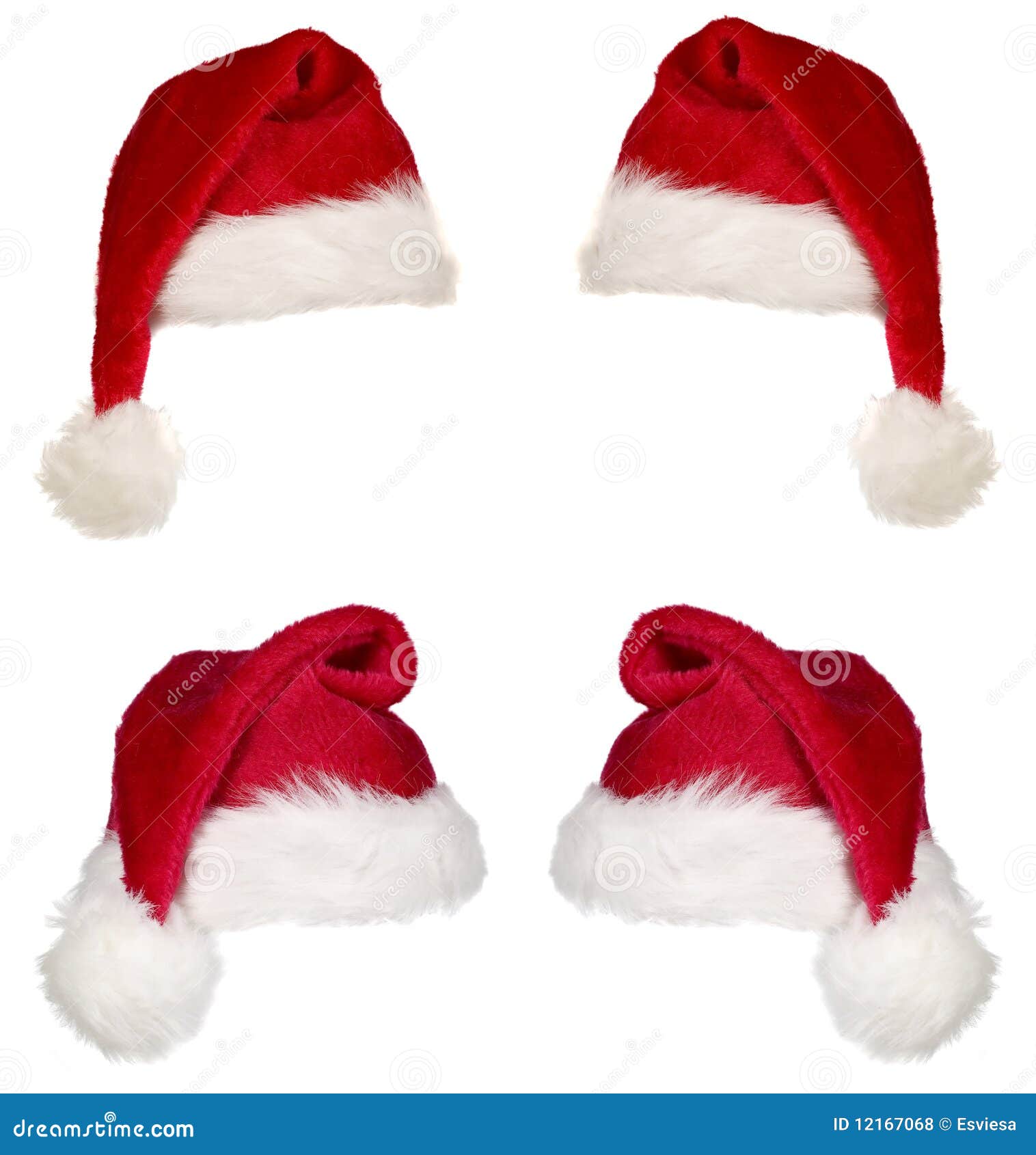 Red christmas cap stock photo. Image of white, xmas, christmas - 12167068