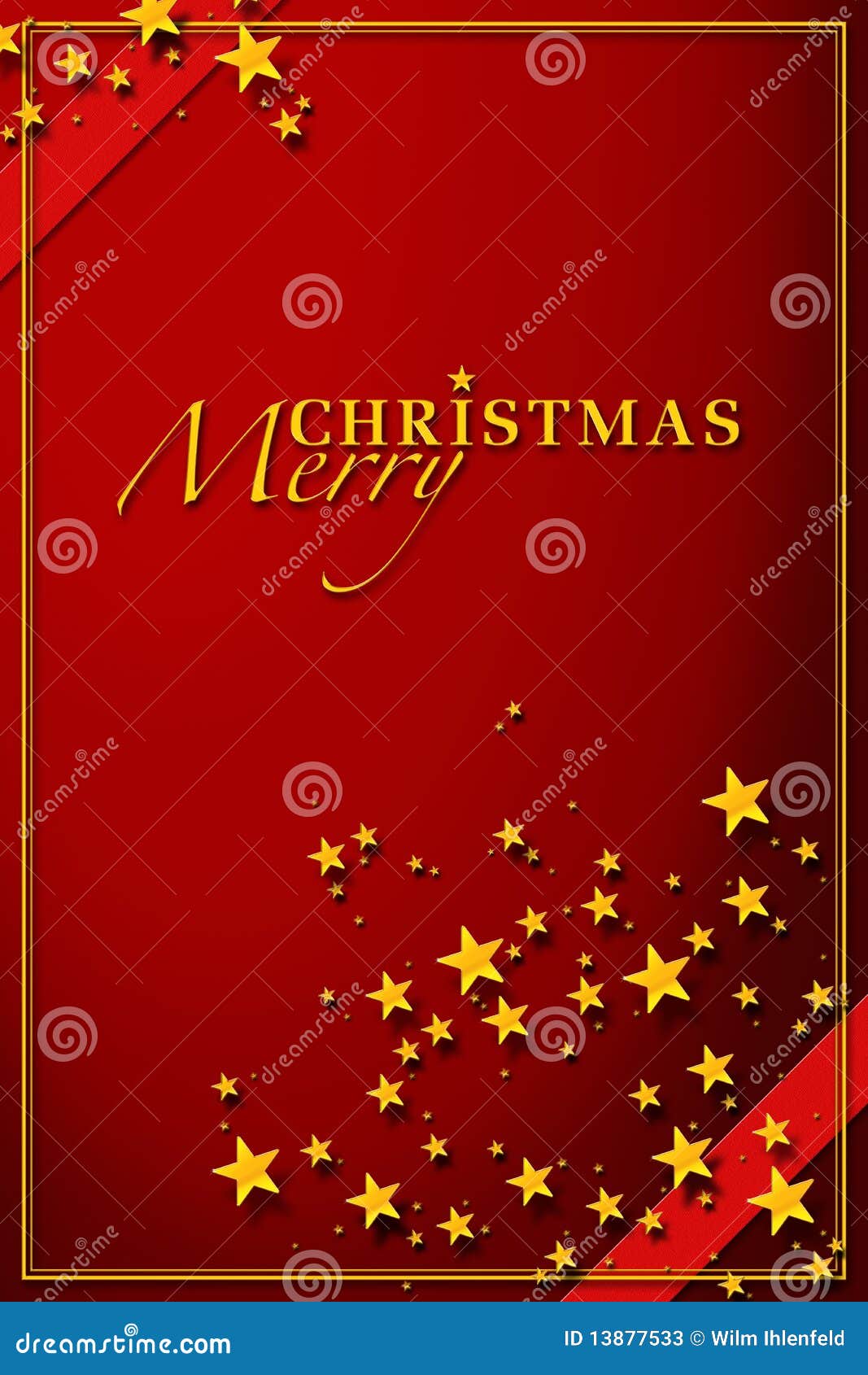 Red Christmas Card stock illustration. Illustration of deep - 13877533