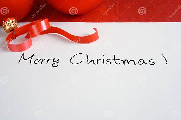 Red Christmas card stock image. Image of ornament, ornamented - 3529061