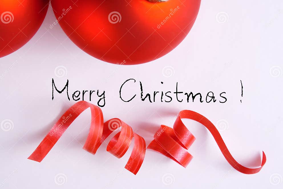 Red Christmas card stock image. Image of blank, ornament - 3529109