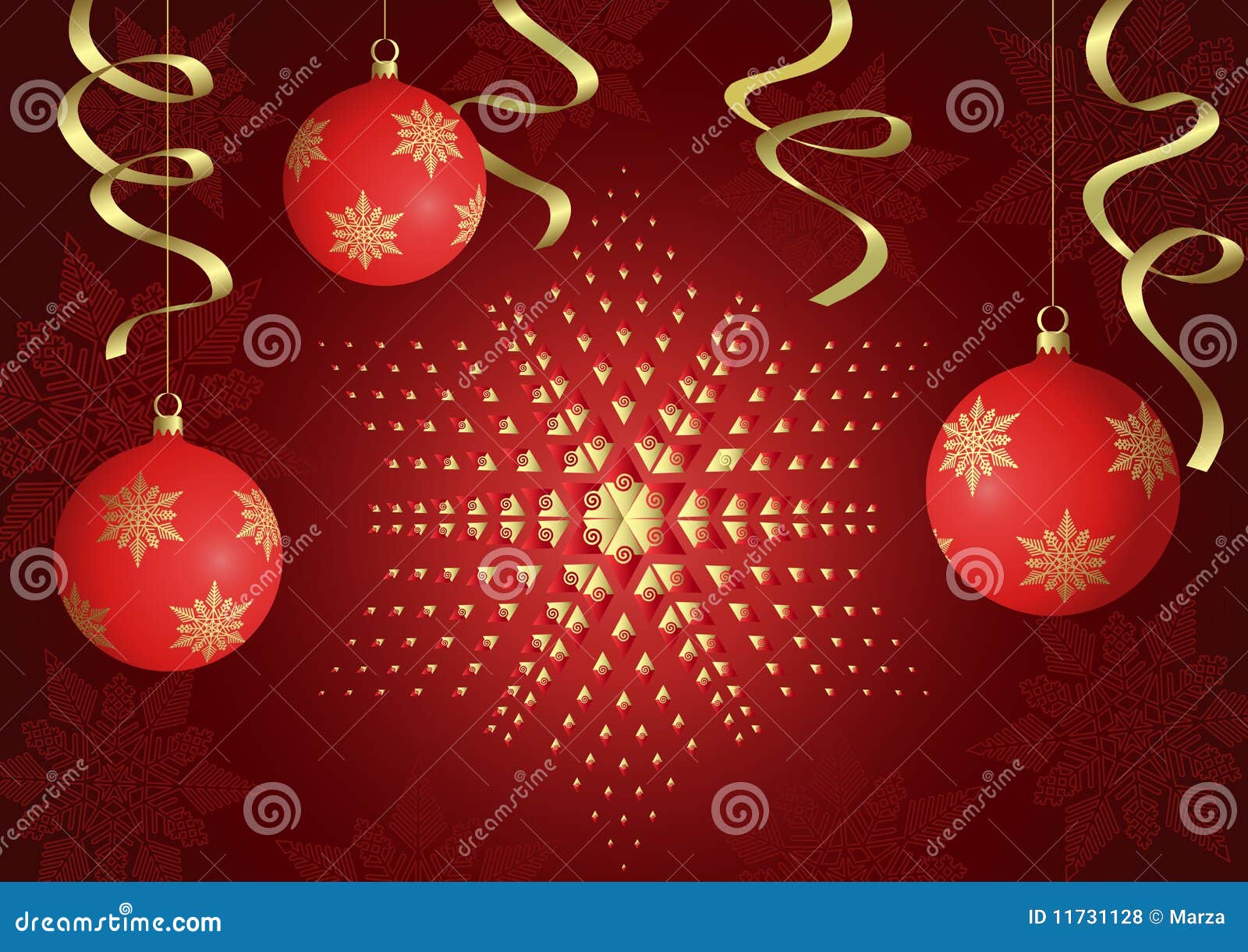 Red christmas design stock vector. Illustration of present - 11731128