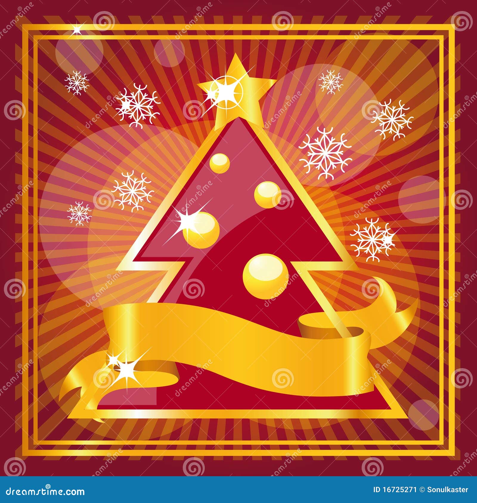 Red christmas design stock vector. Illustration of painting - 16725271